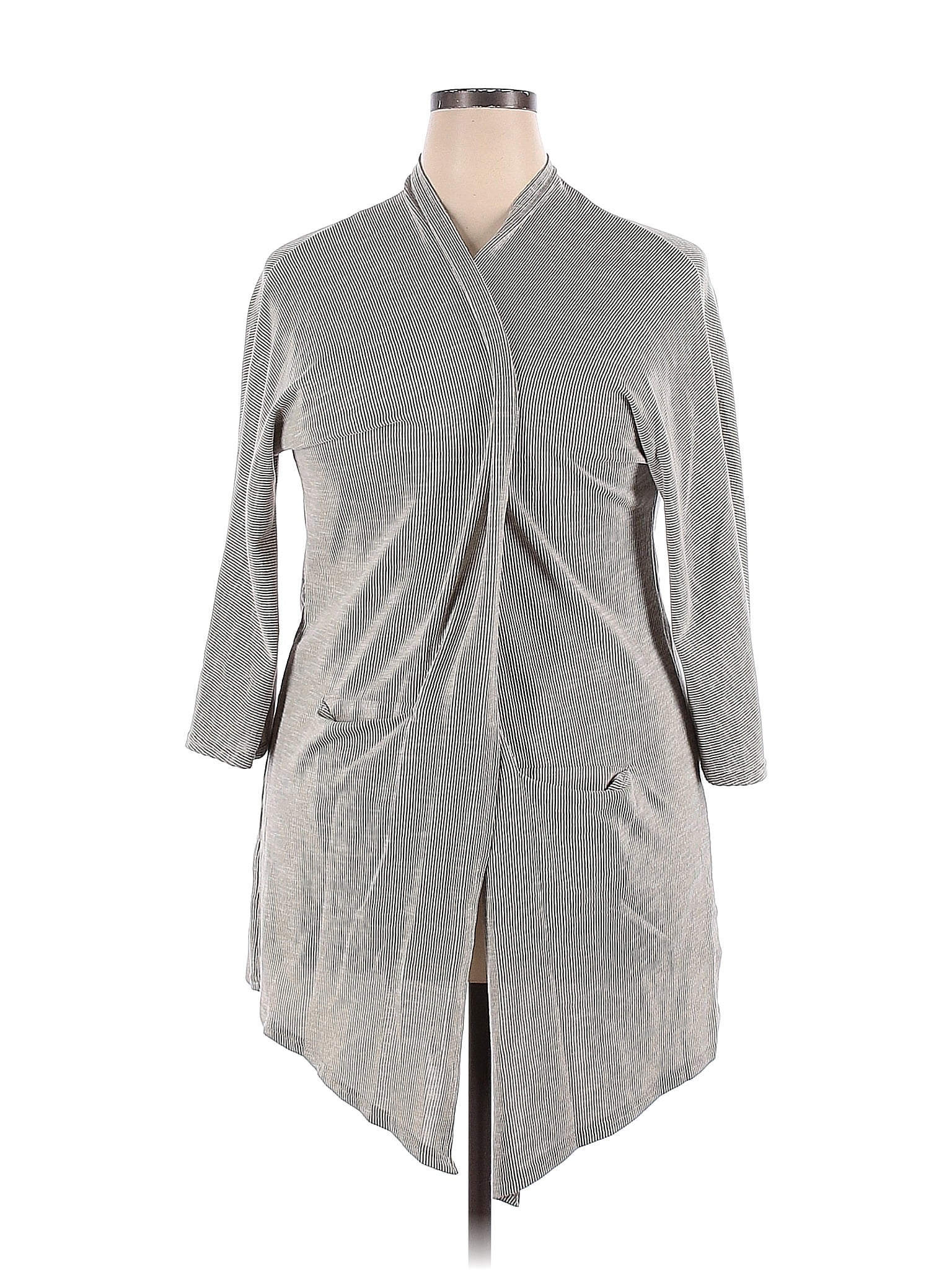 DONNI Silver Cardigan Size 2X (Plus) - 93% off | ThredUp