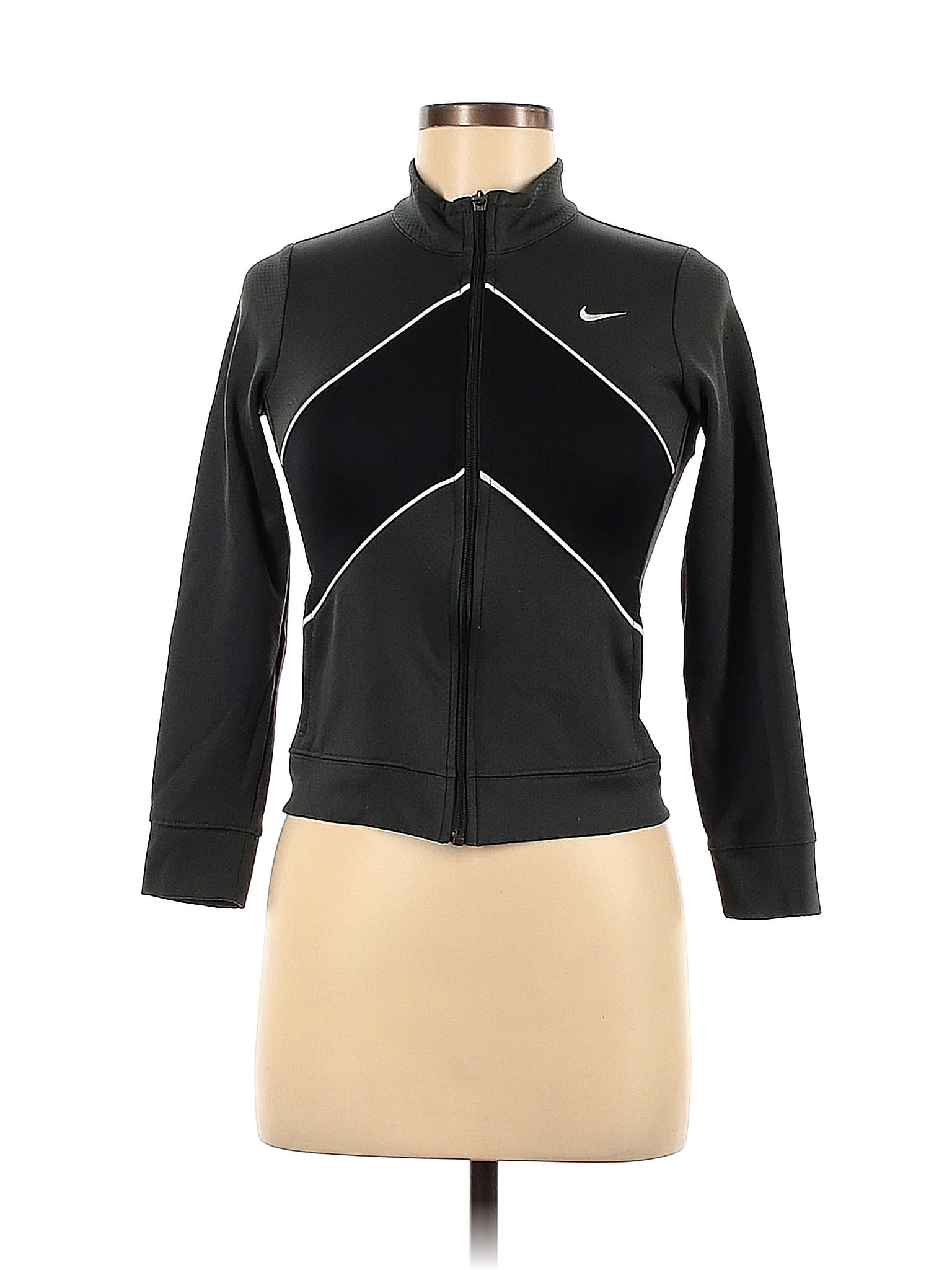 Nike 100% Polyester Black Track Jacket Size M - 66% off | thredUP