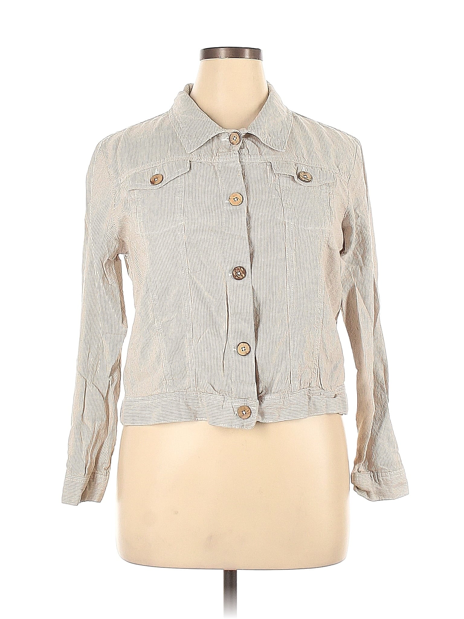 DASH Zebra Print Gray Jacket Size XL - 72% off | ThredUp