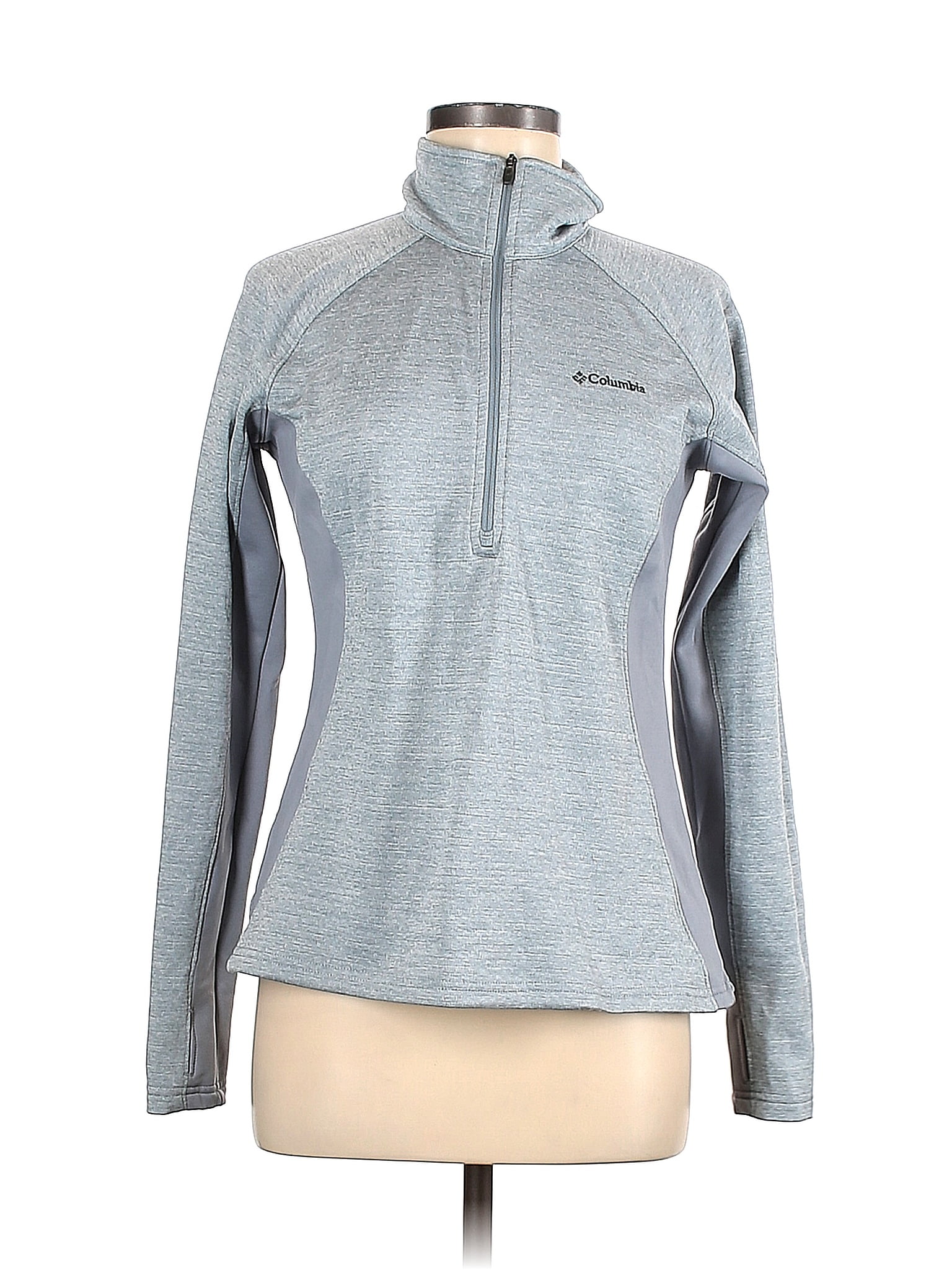 Columbia 100% Polyester Gray Track Jacket Size S - 68% off | ThredUp