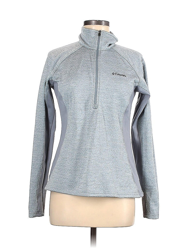 Columbia 100% Polyester Gray Track Jacket Size S - 68% off | ThredUp