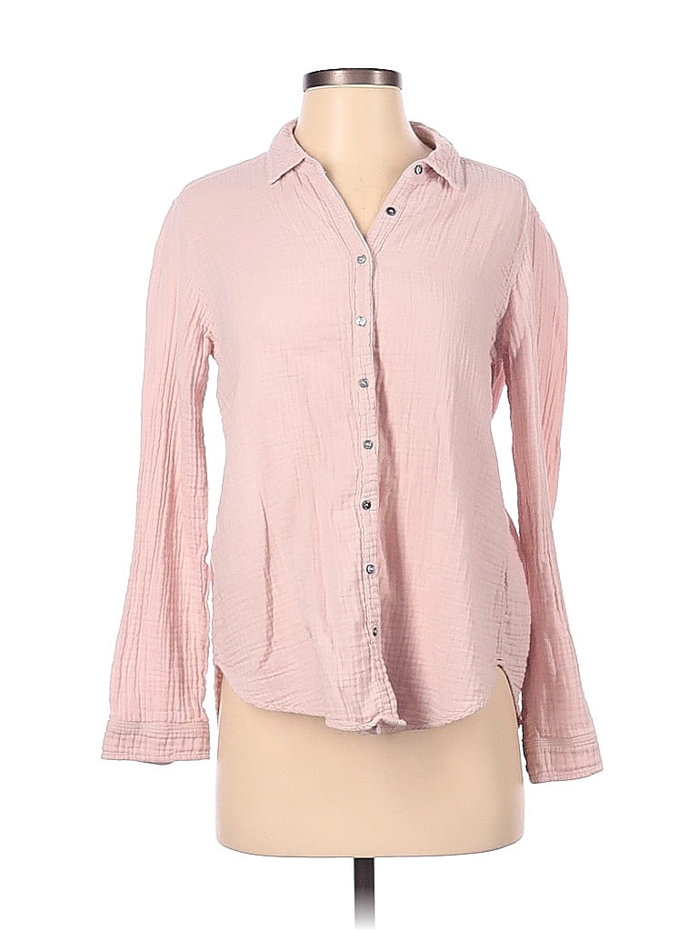 Xirena 100% Cotton Pink Long Sleeve Button-Down Shirt Size S - 83% off | ThredUp