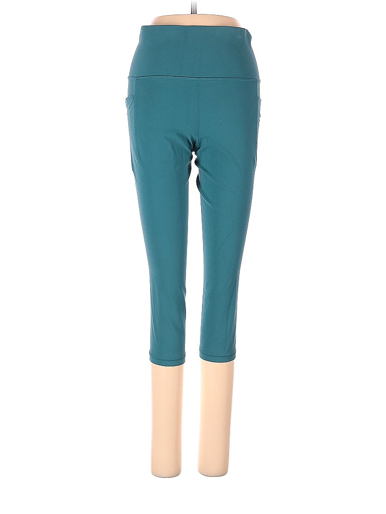 Athleta Color Block Teal Active Pants Size S - 76% off | ThredUp