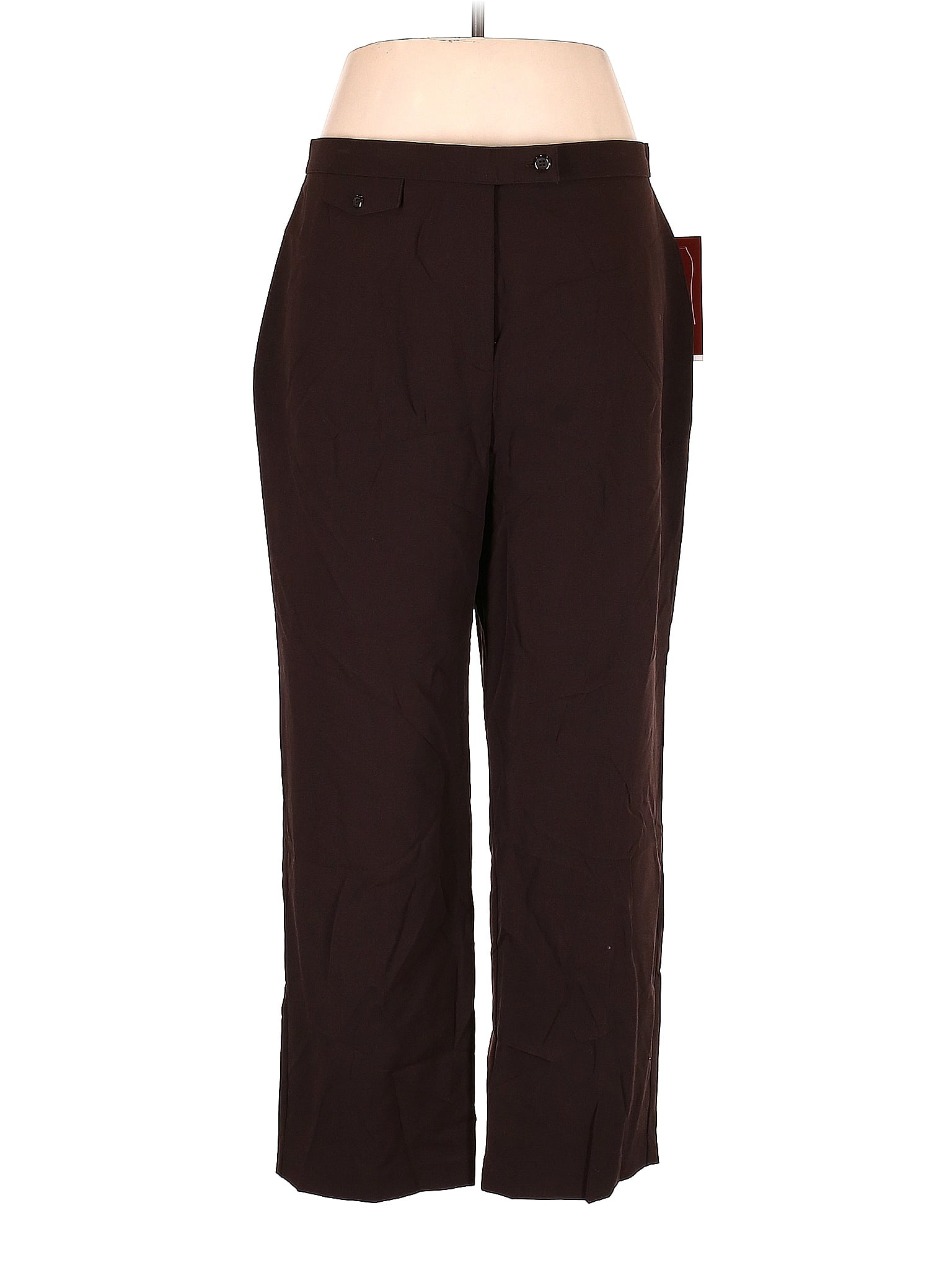 JM Collection Brown Dress Pants Size 16 - 61% off | thredUP