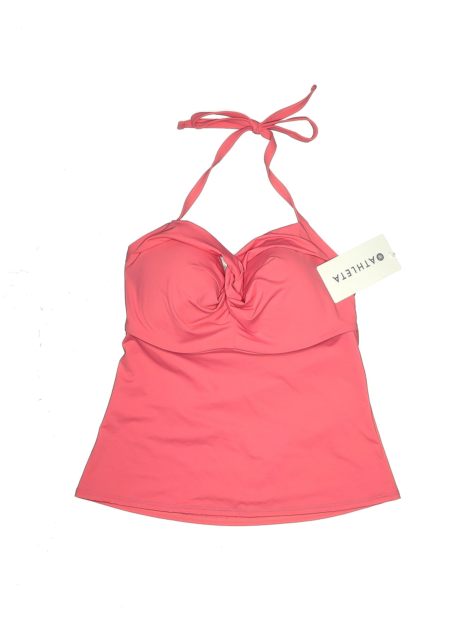 Athleta Solid Pink Swimsuit Top Size Med 34d 61 Off Thredup
