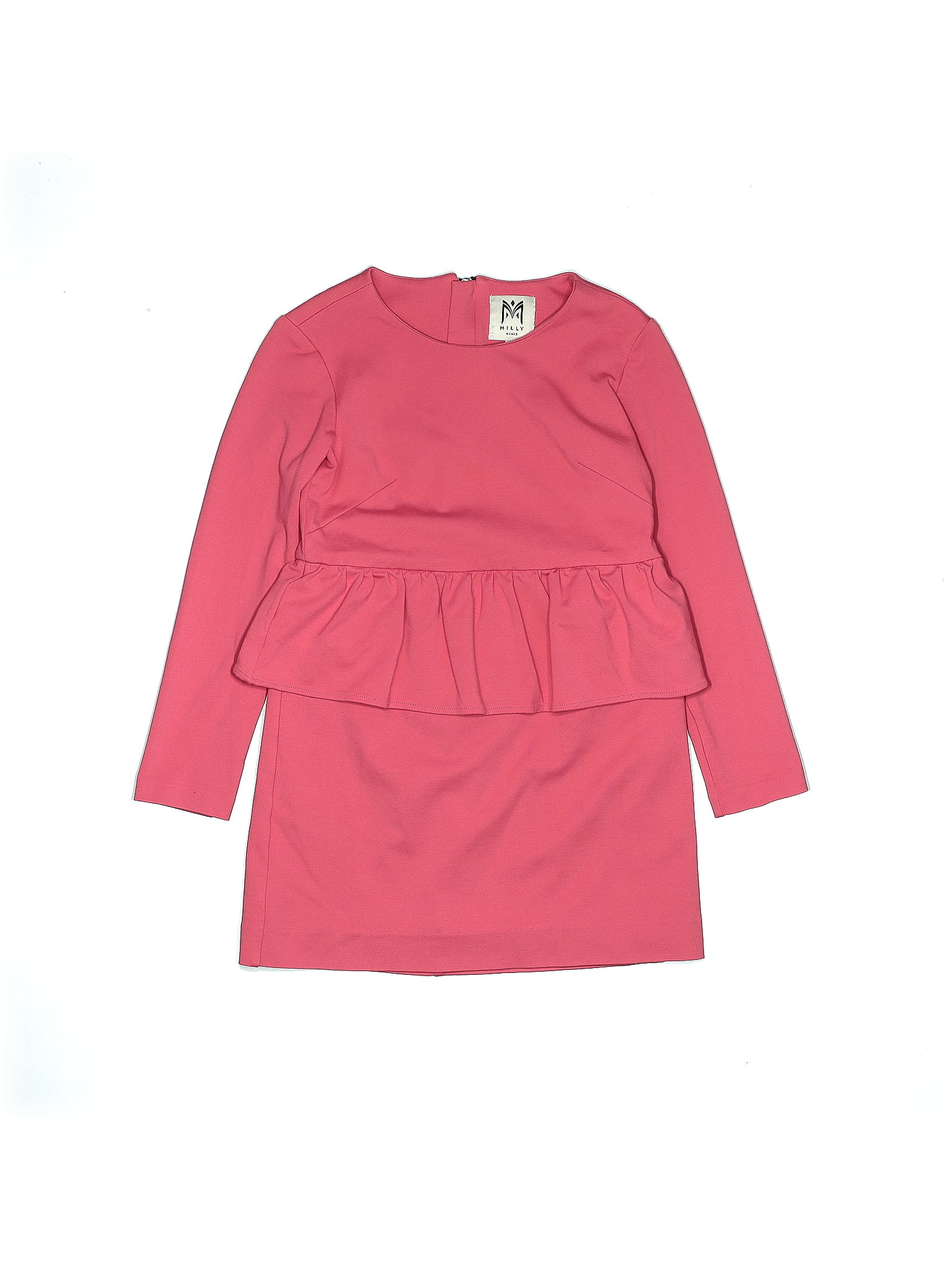 Milly Minis Solid Pink Dress Size 8 - 70% off | ThredUp