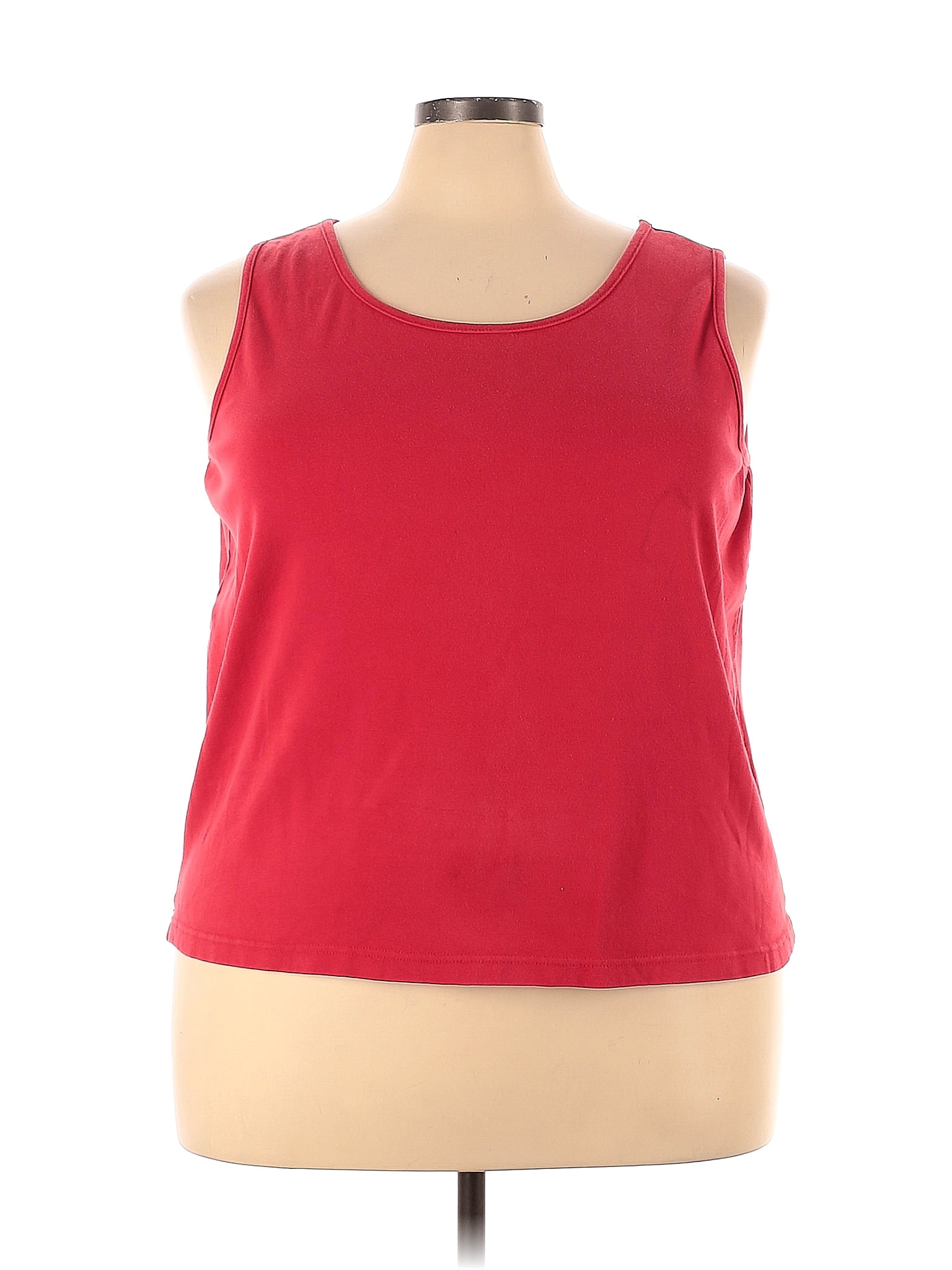 Assorted Brands Red Tank Top Size 4X (Plus) - 48% off | ThredUp