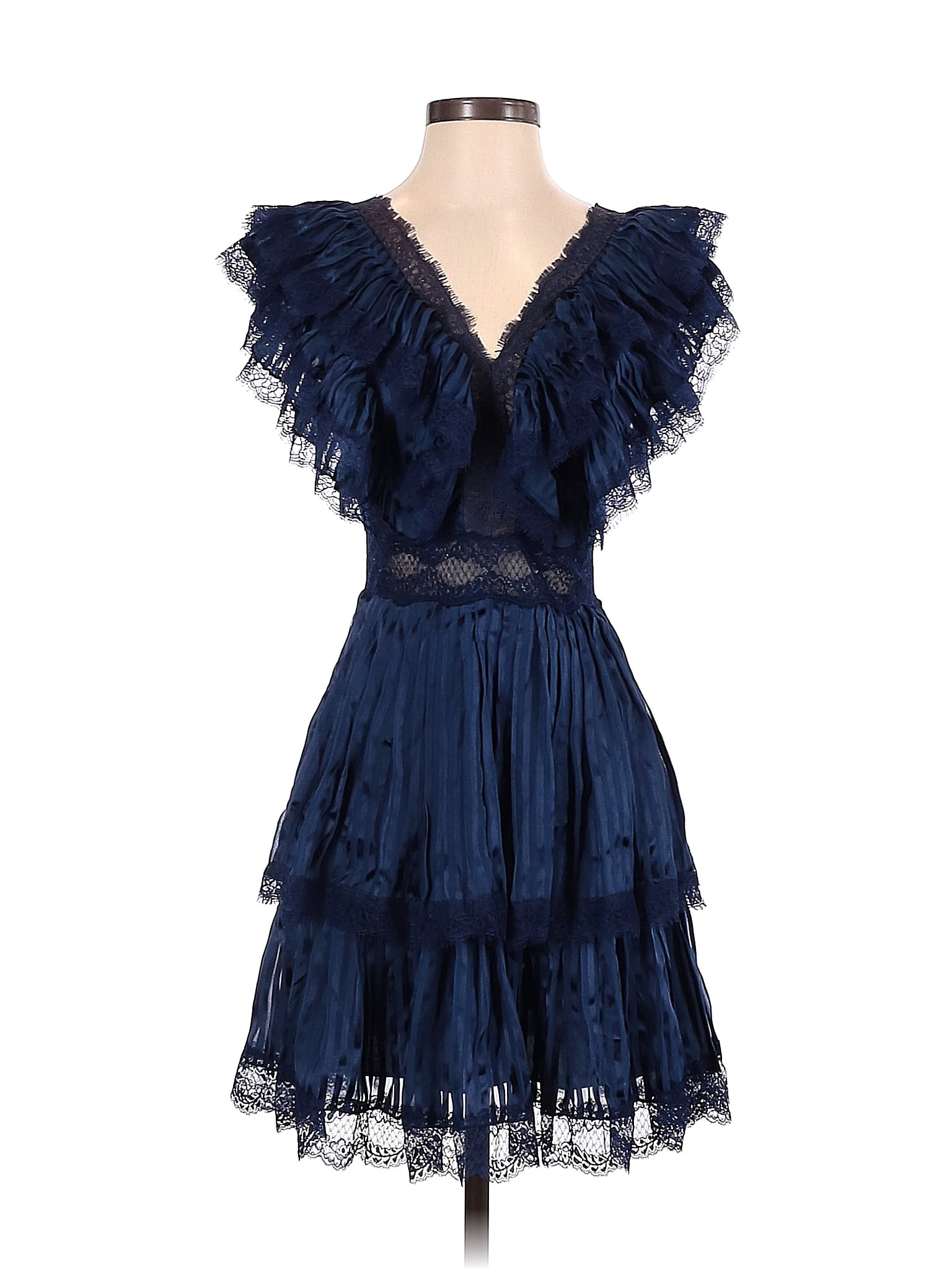 Alice Olivia Blue Cocktail Dress Size 2 19 Off Thredup