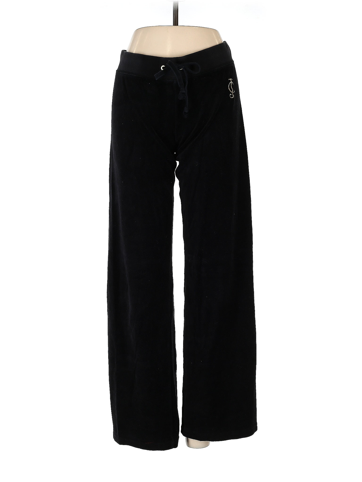 Juicy Couture Black Velour Pants Size S 70 Off ThredUP