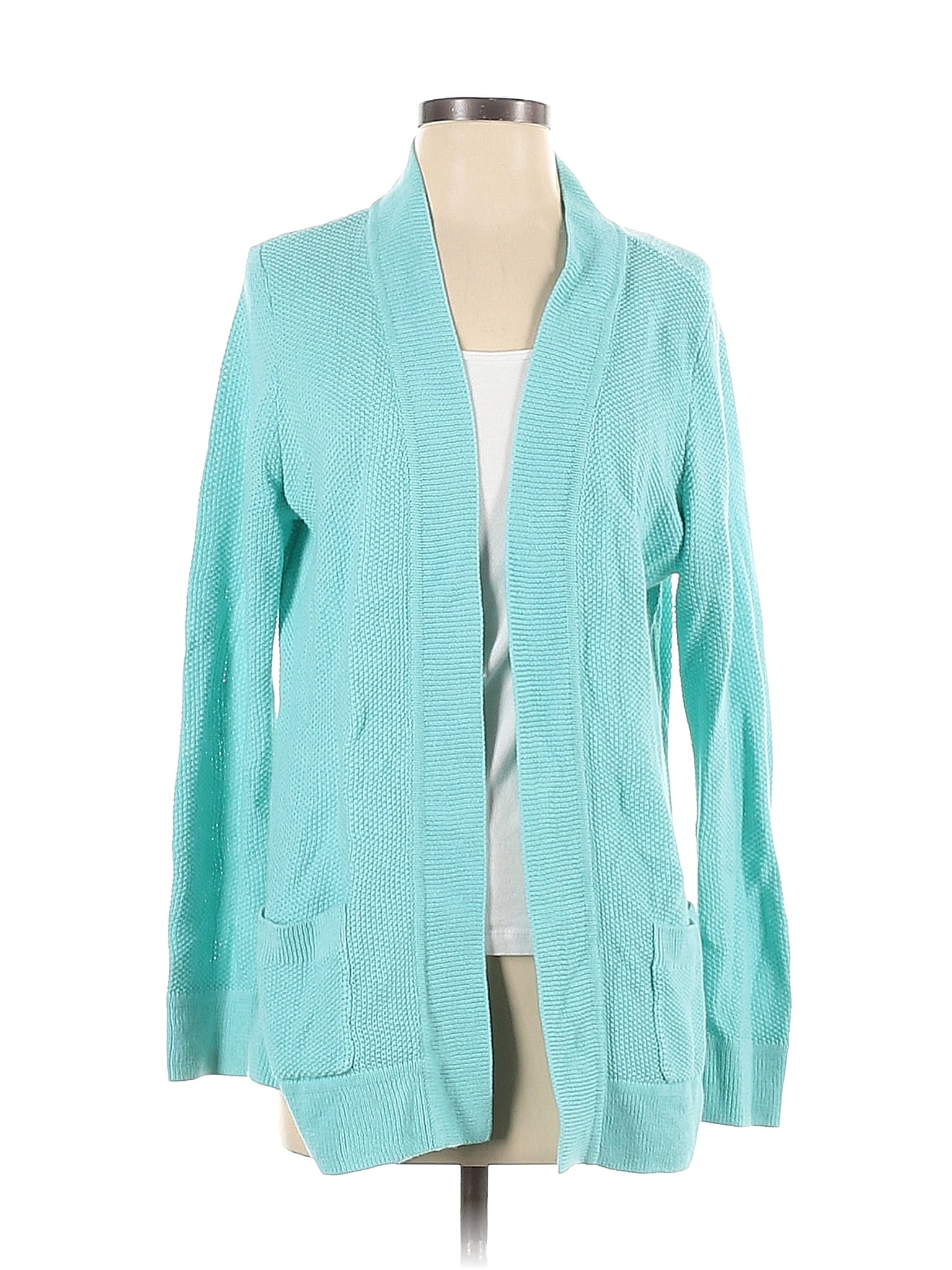 Appleseeds Teal Cardigan Size M - 58% off | thredUP