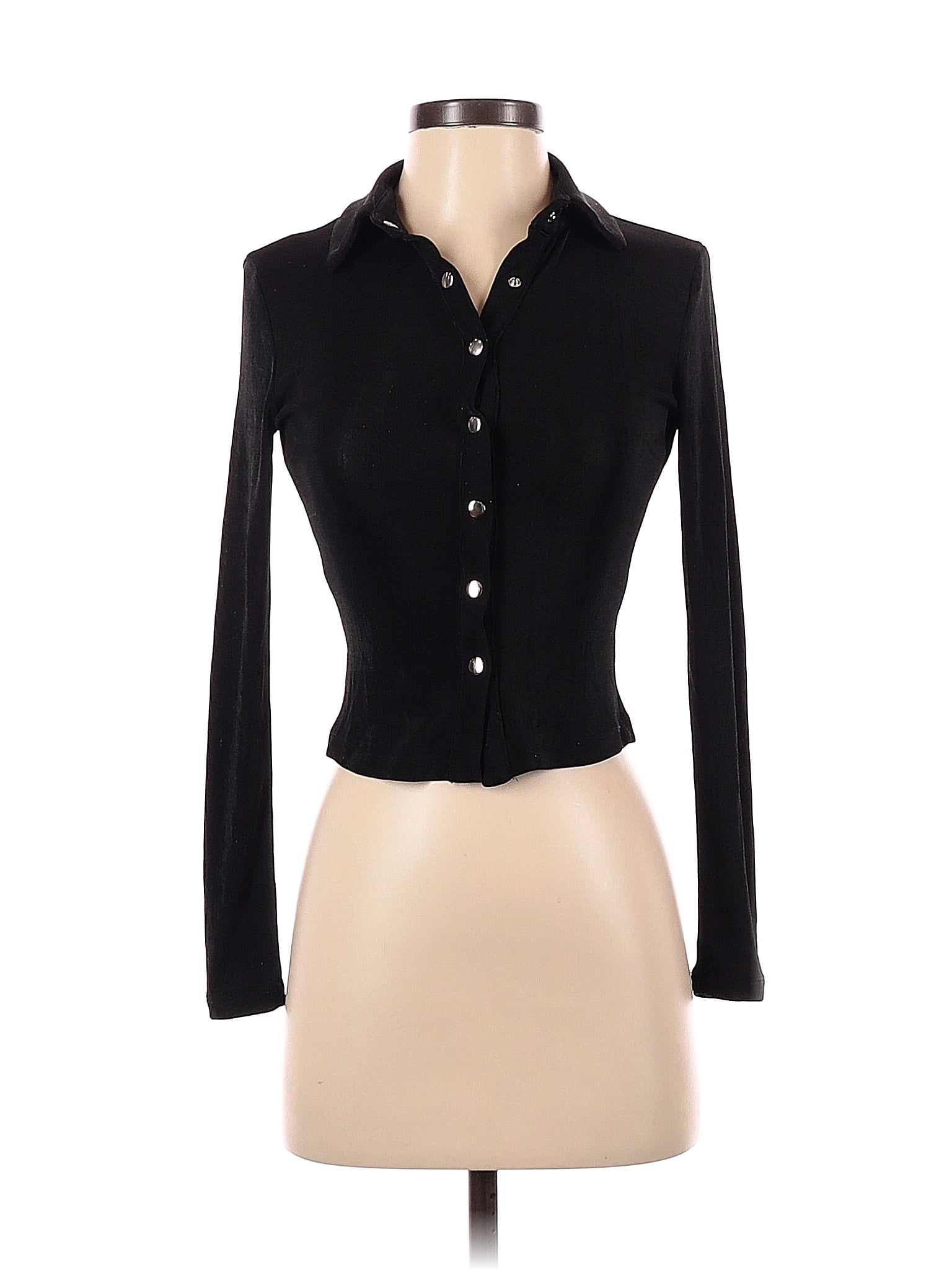 Princess Polly Black Long Sleeve Top Size 0 - 68% off | thredUP