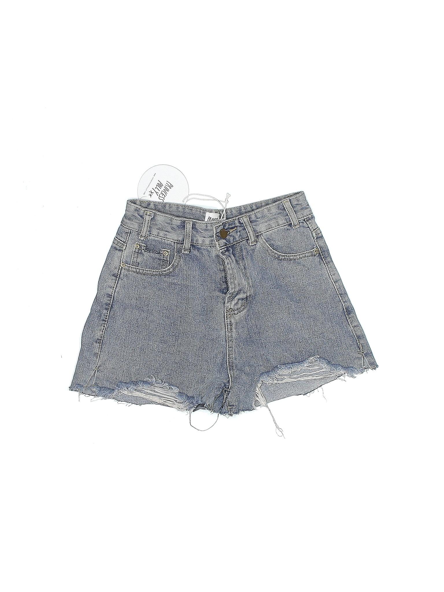 Princess Polly Blue Denim Shorts Size 4 - 50% off | thredUP