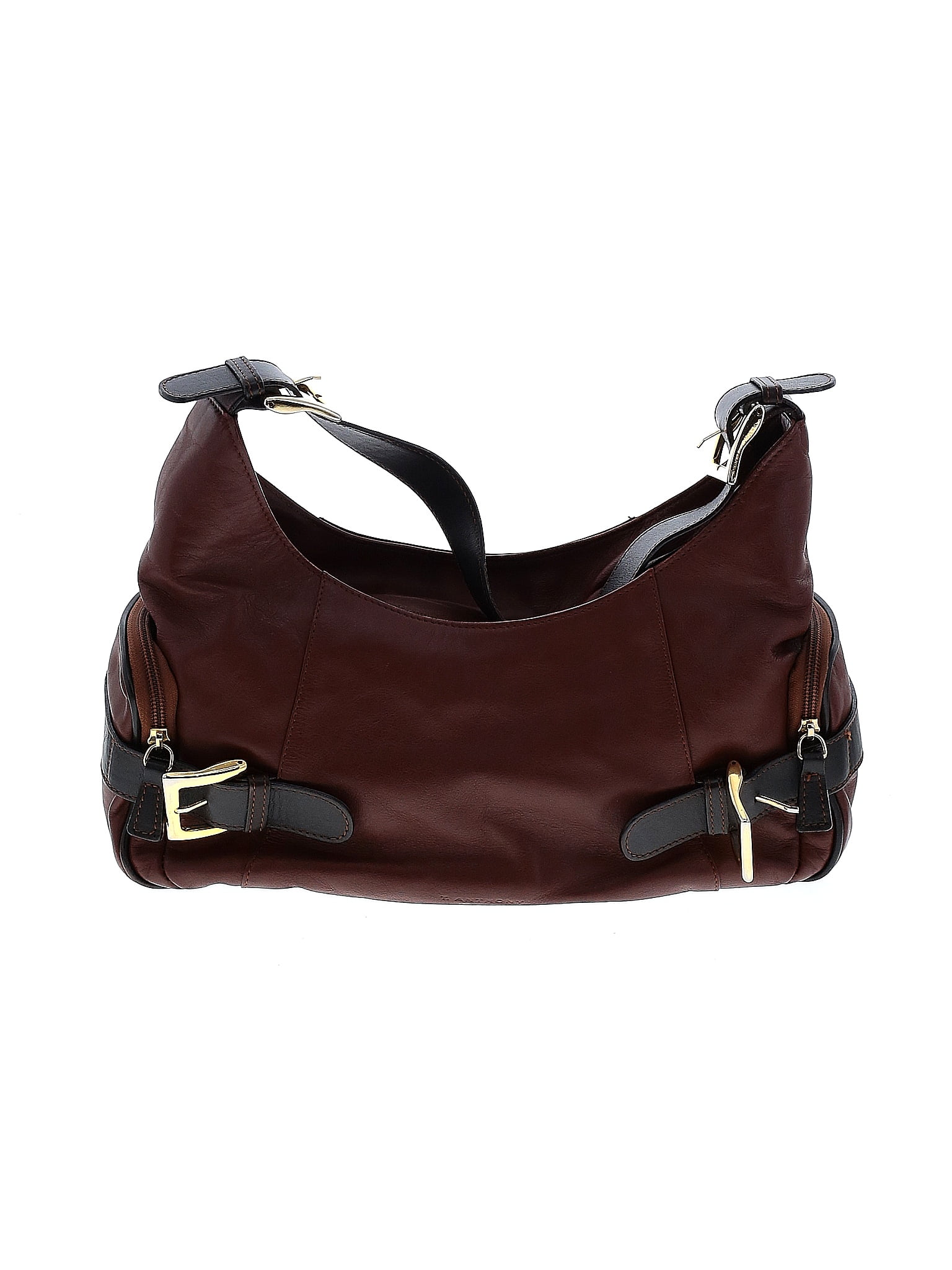 T. Anthony 100% Leather Burgundy Leather Shoulder Bag One Size - 75% ...