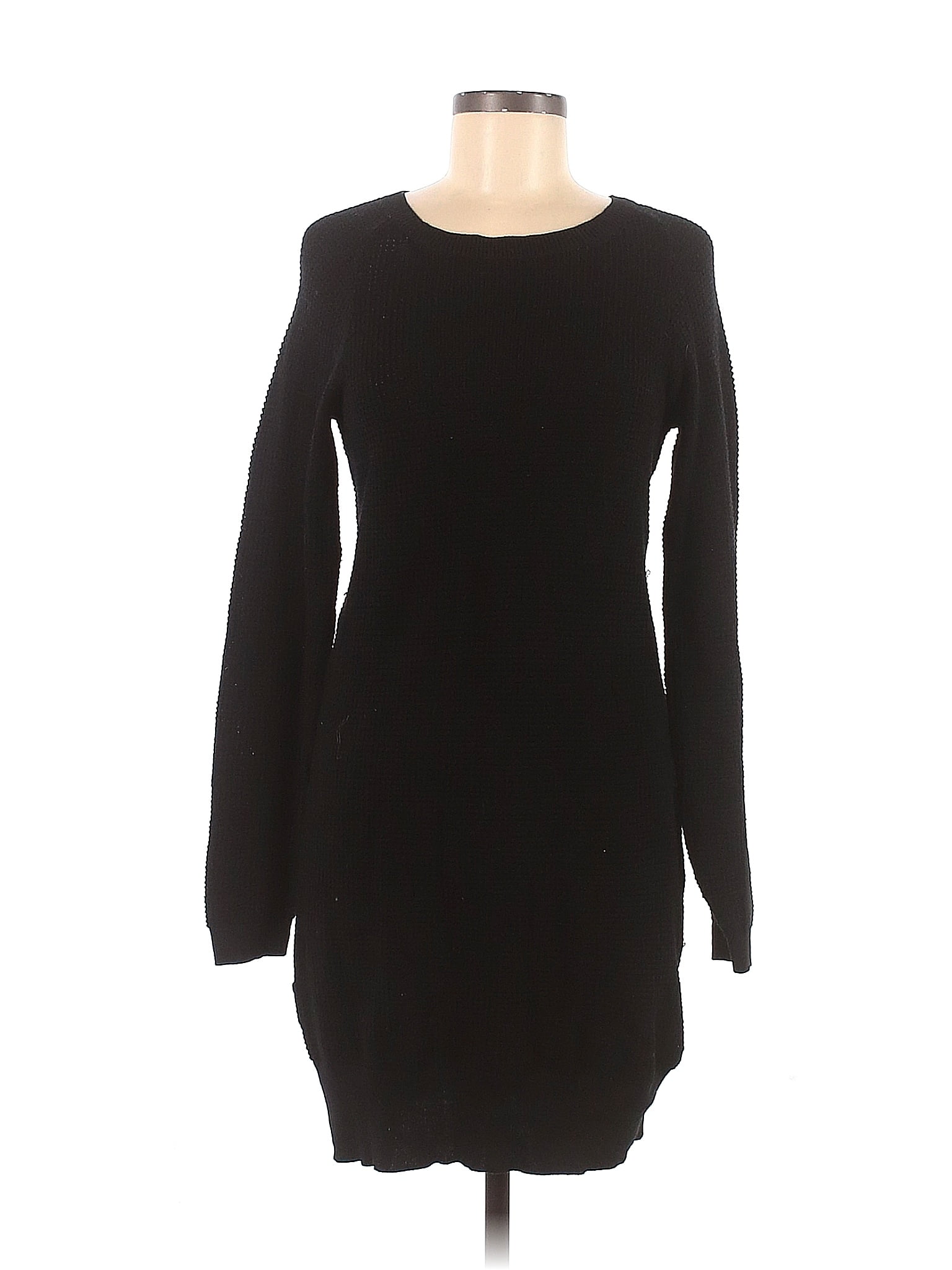 Tildon Solid Black Casual Dress Size M - 80% off | thredUP