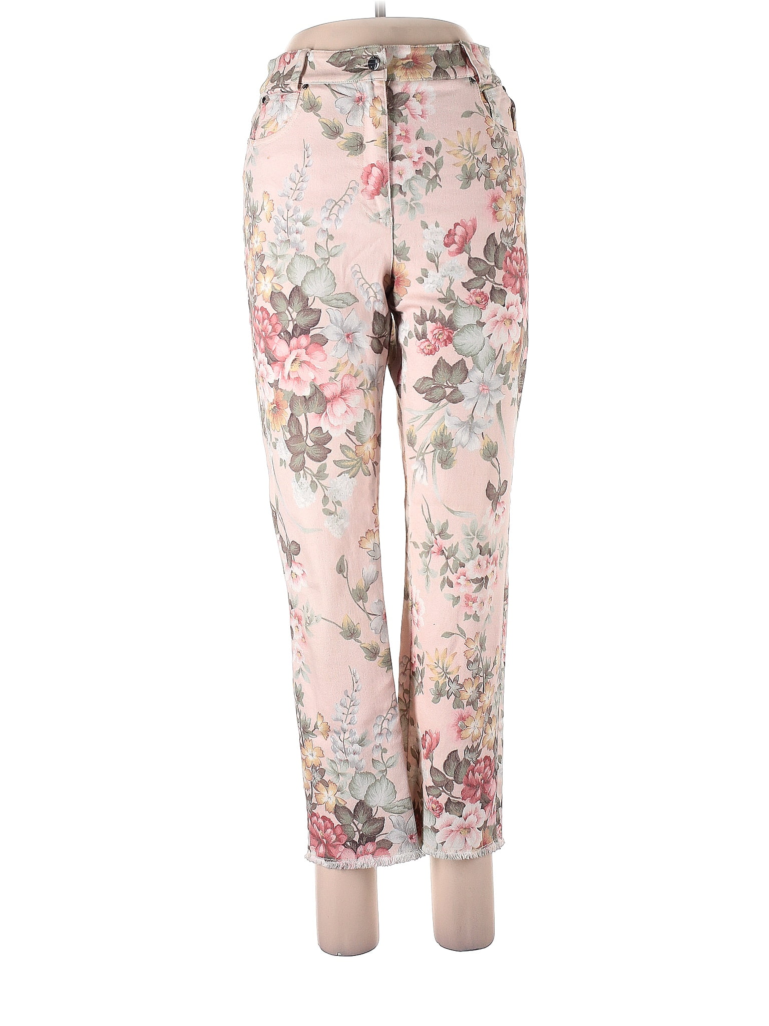 Zimmermann Floral Pink Aerial Floral Jeans 30 Waist - 64% off | thredUP