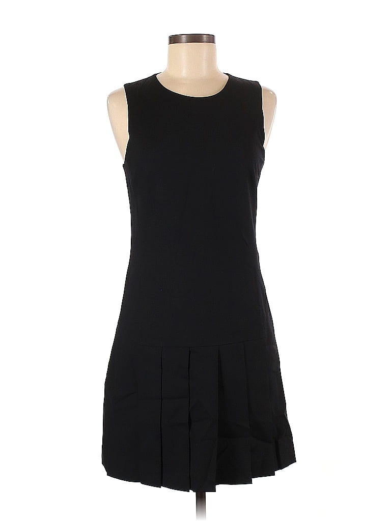 Theory Solid Black Casual Dress Size 6 90 Off Thredup