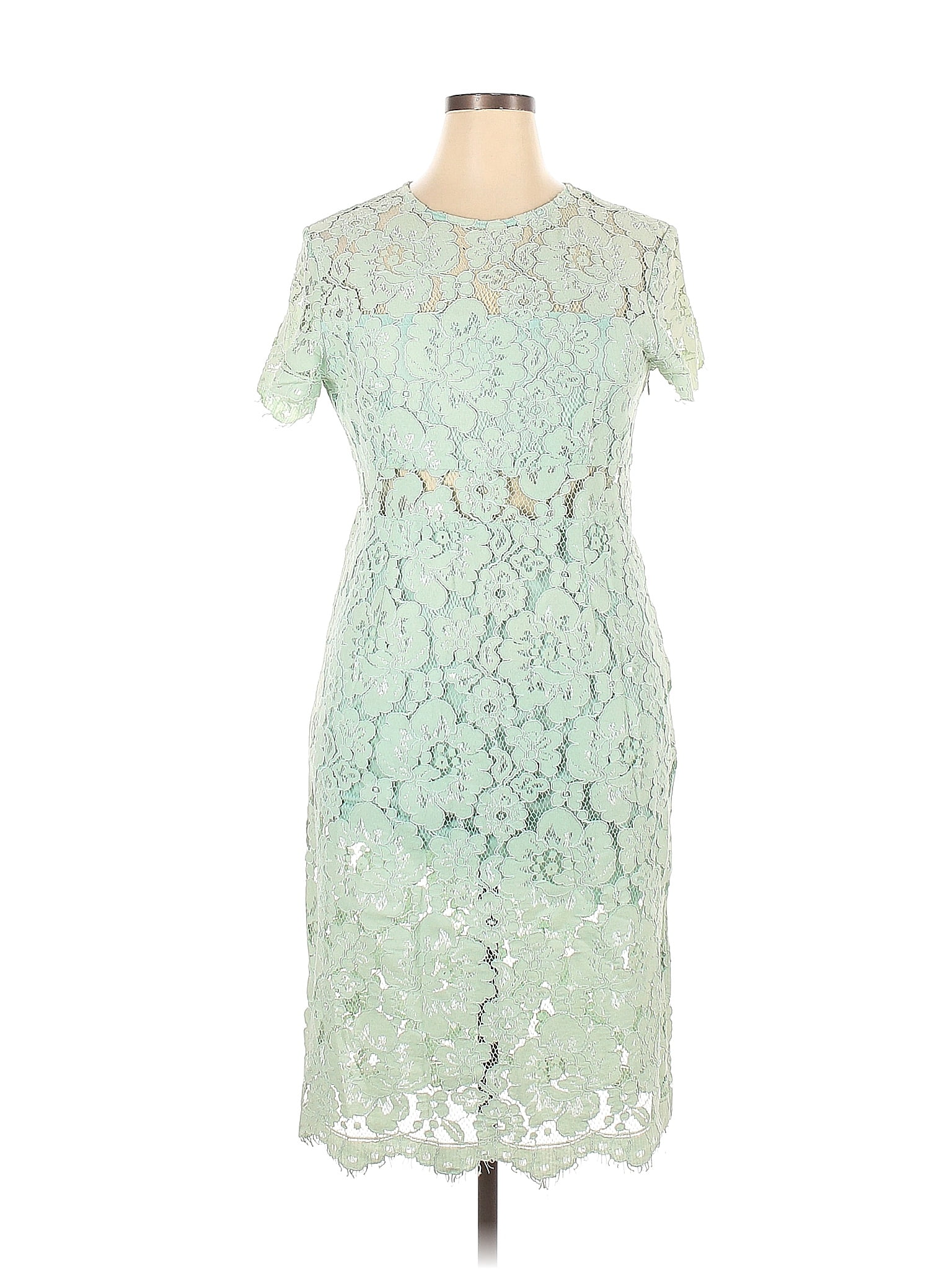 Nsr Solid Green Casual Dress Size Xl 73 Off Thredup