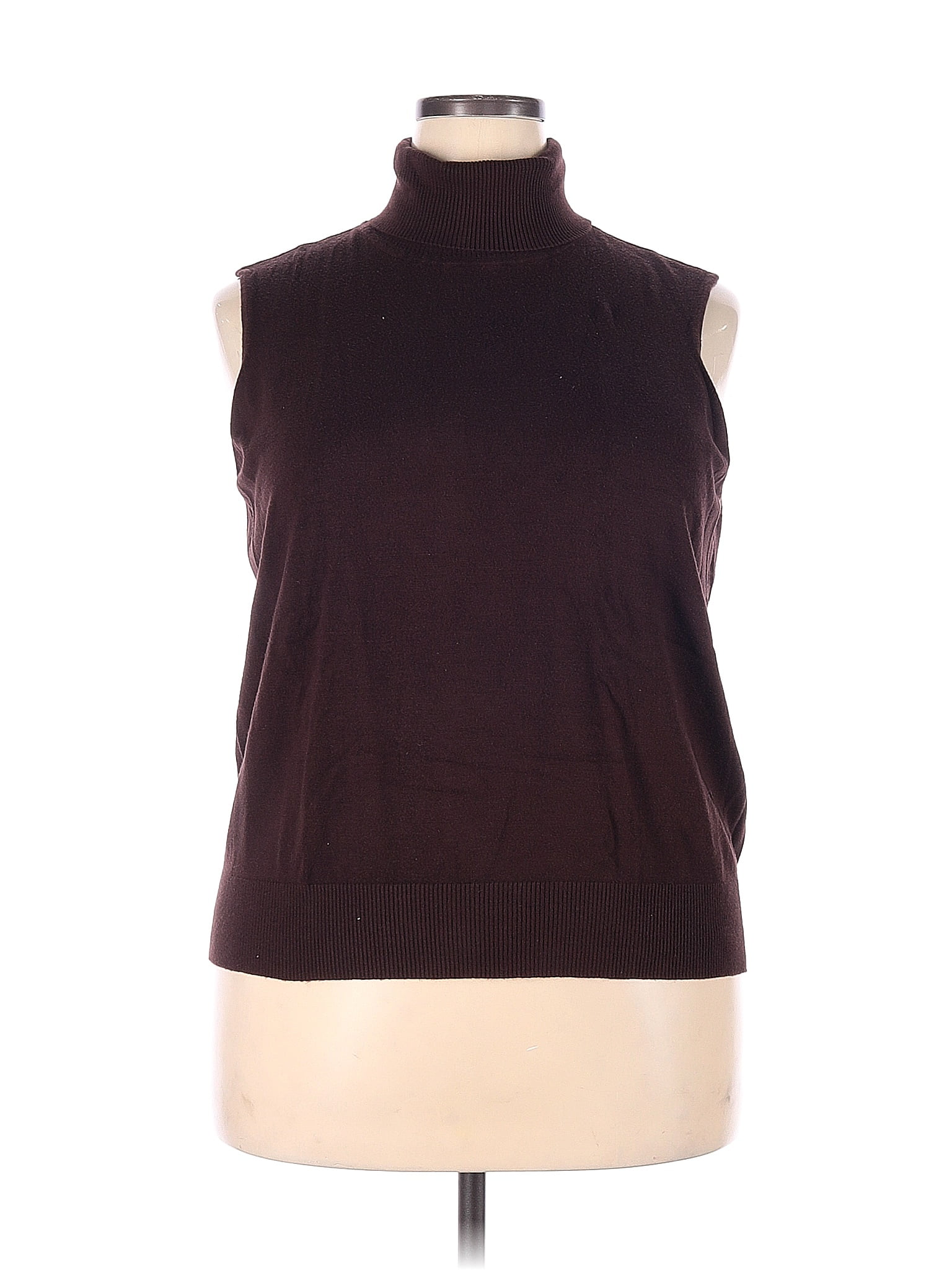 North Style Brown Turtleneck Sweater Size 2X (Plus) - 62% off | thredUP