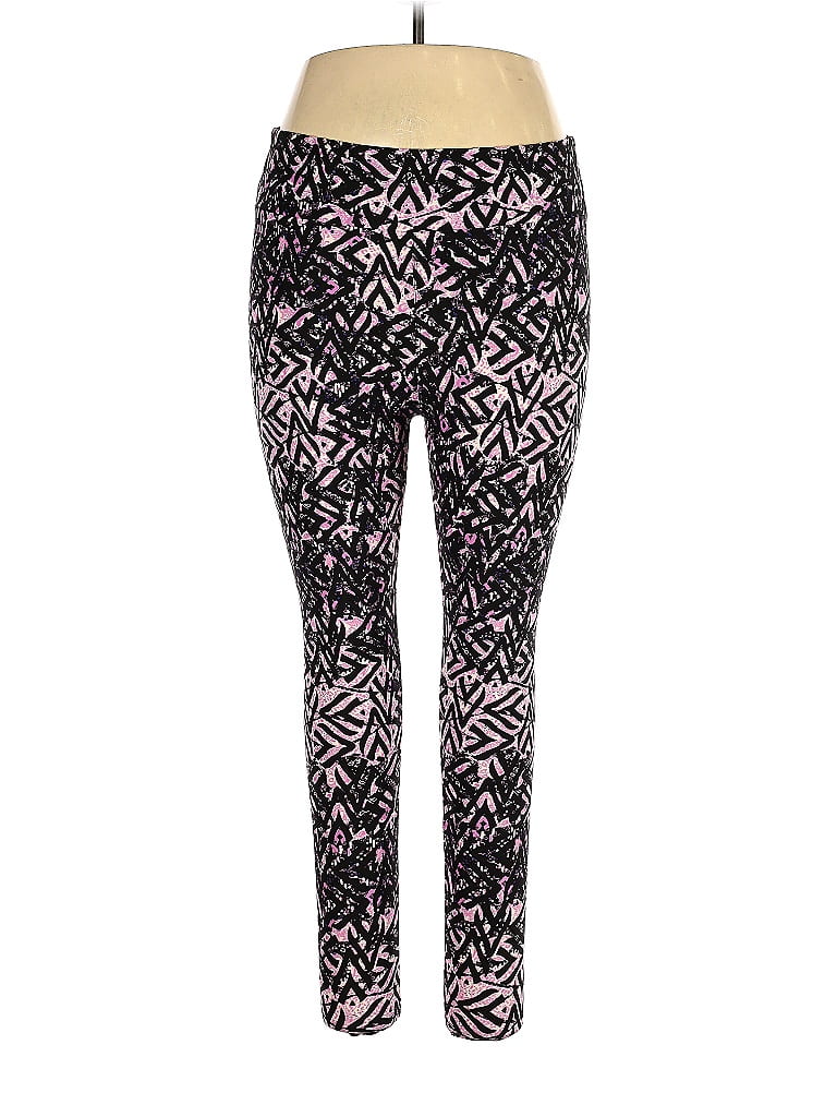Lularoe Graphic Aztec Or Tribal Print Pink Leggings Size 1x Tall