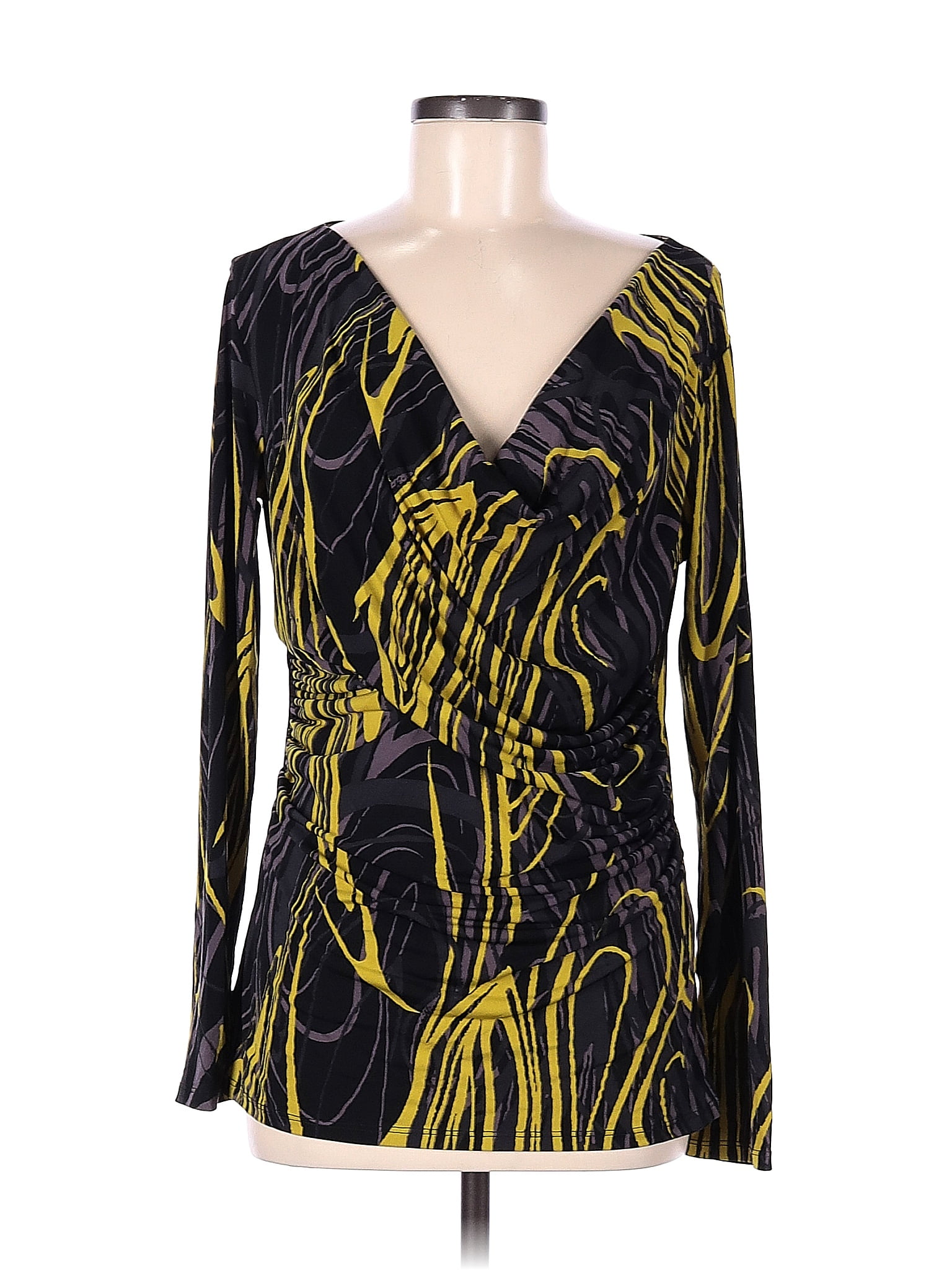 Miss Tina by Tina Knowles Yellow Long Sleeve Top Size 8 - 31% off | thredUP