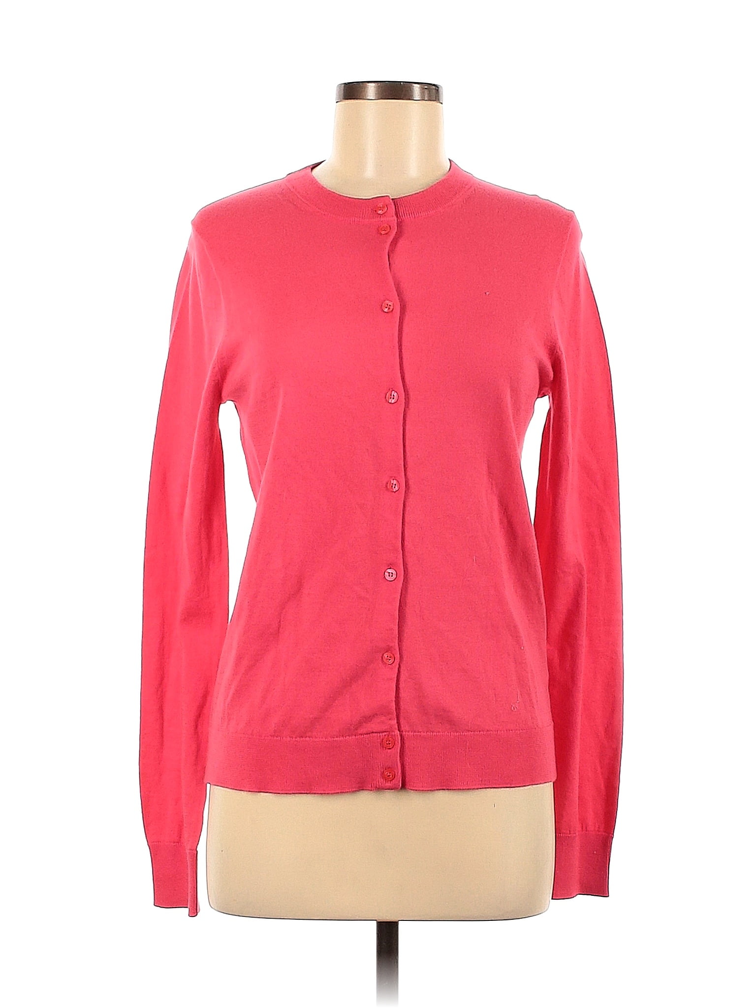 J.Crew Factory Store 100% Cotton Red Cardigan Size M - 66% off | thredUP