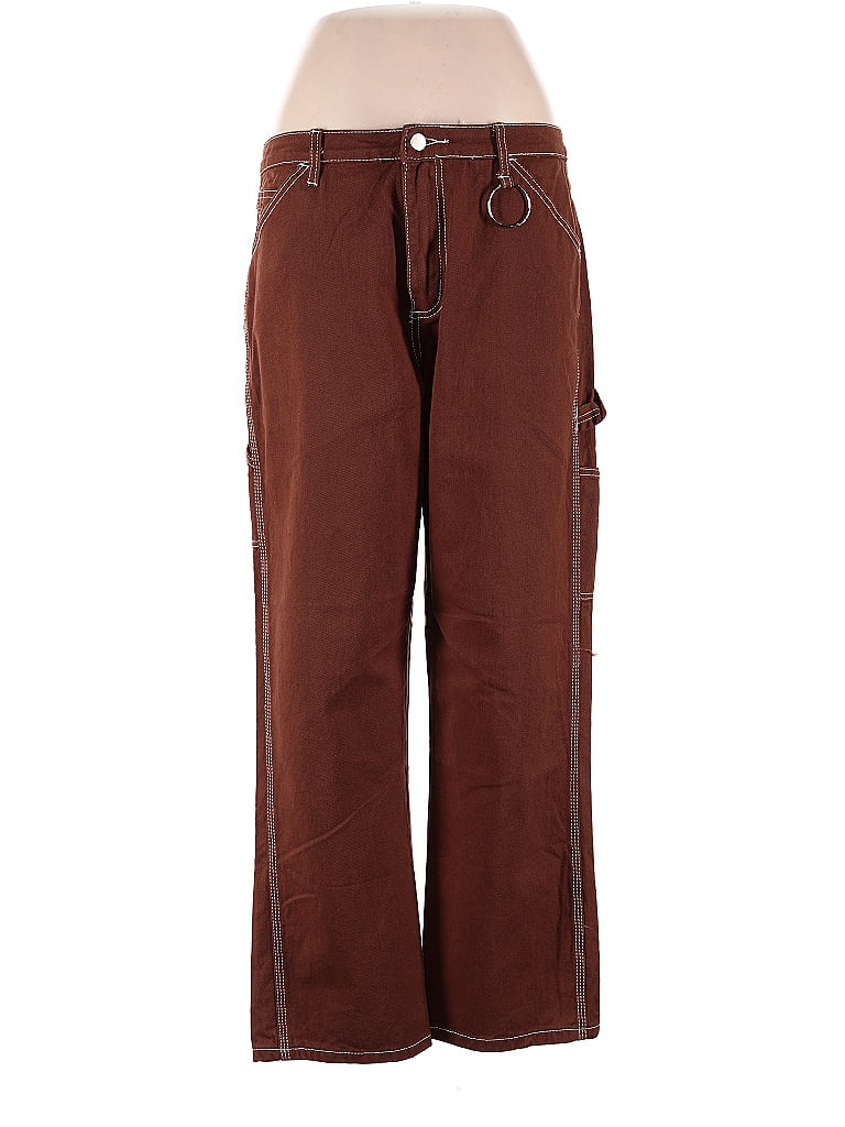 Kréamy Solid Brown Jeans Size XL - 10% off | thredUP