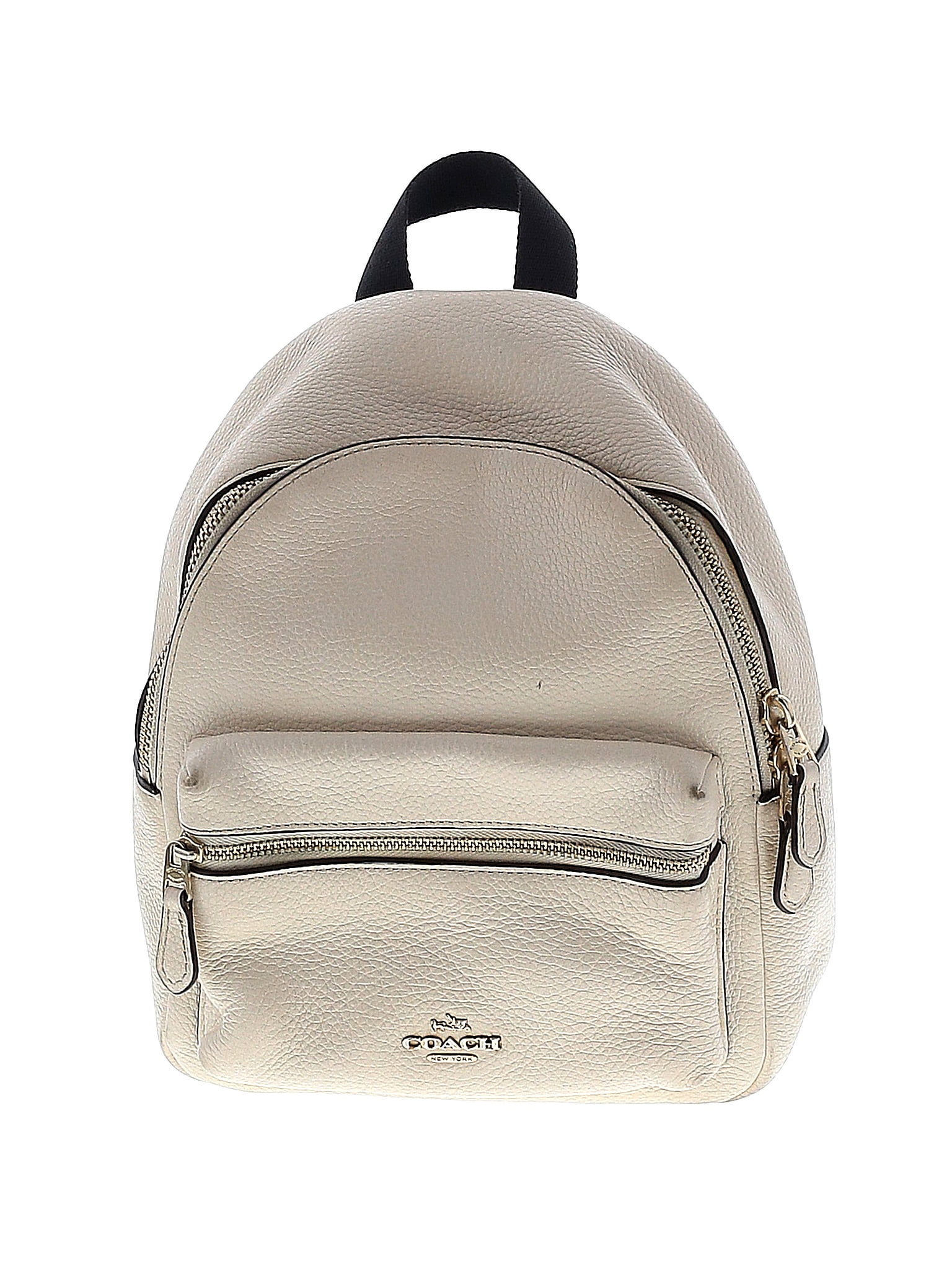 Coach Factory 100% Leather Ivory Leather Backpack One Size - 58% off ...