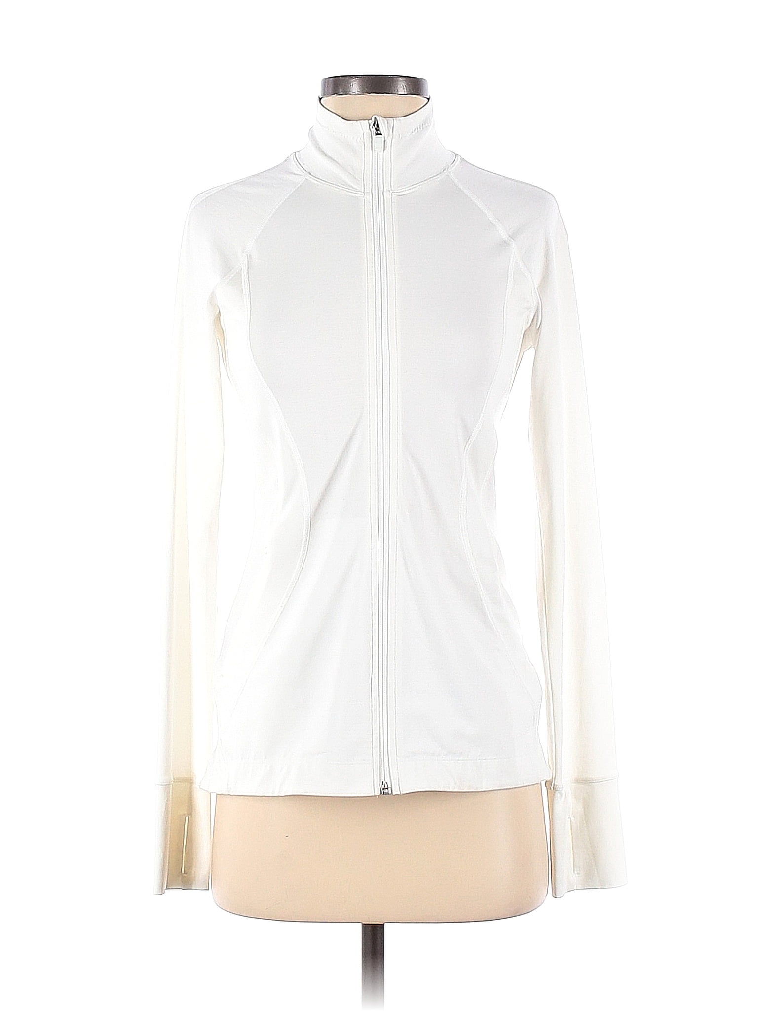 Athleta White Track Jacket Size XS - 56% off | thredUP
