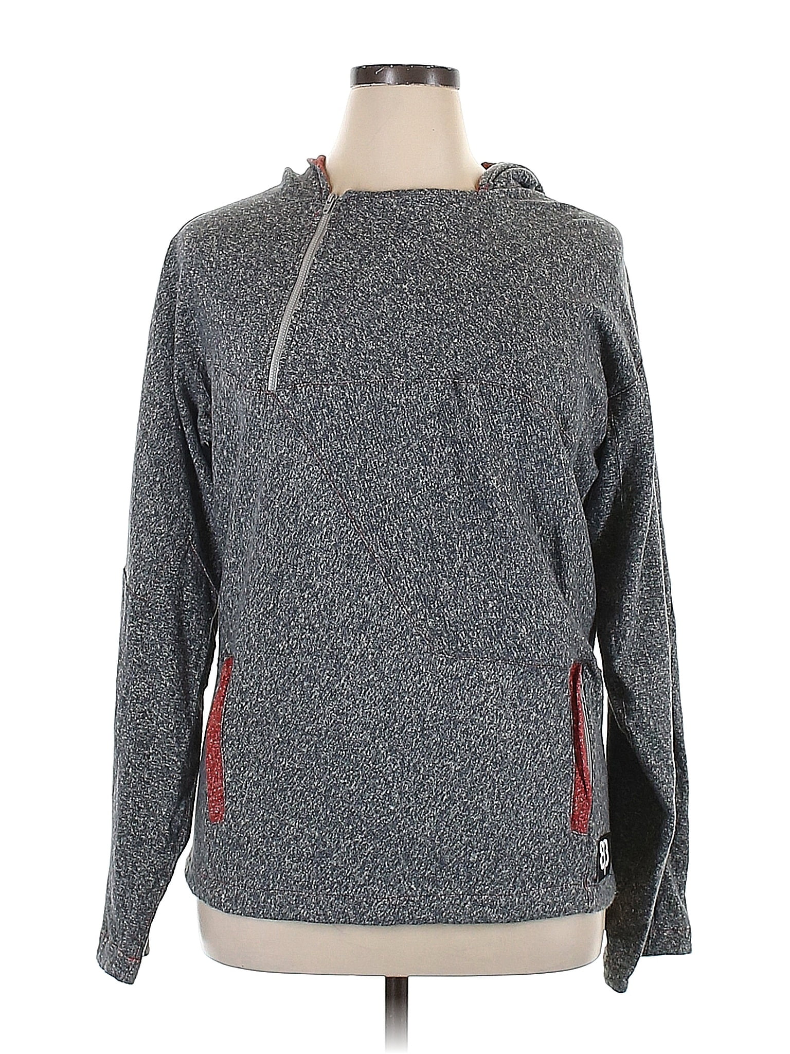 Betabrand Gray Pullover Hoodie Size XL - 66% off | thredUP