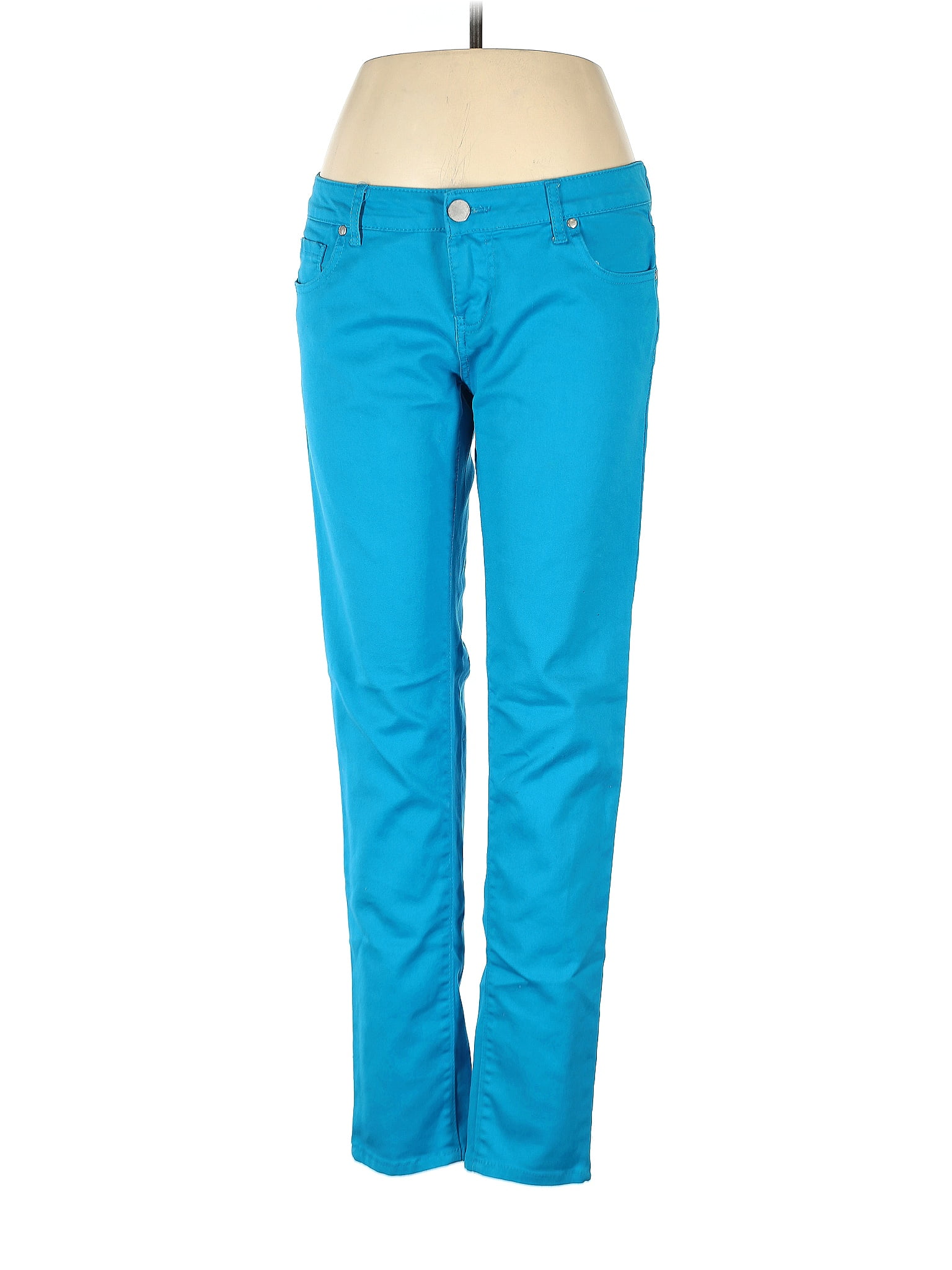 Delia's Solid Teal Jeans Size 13 - 70% off | thredUP