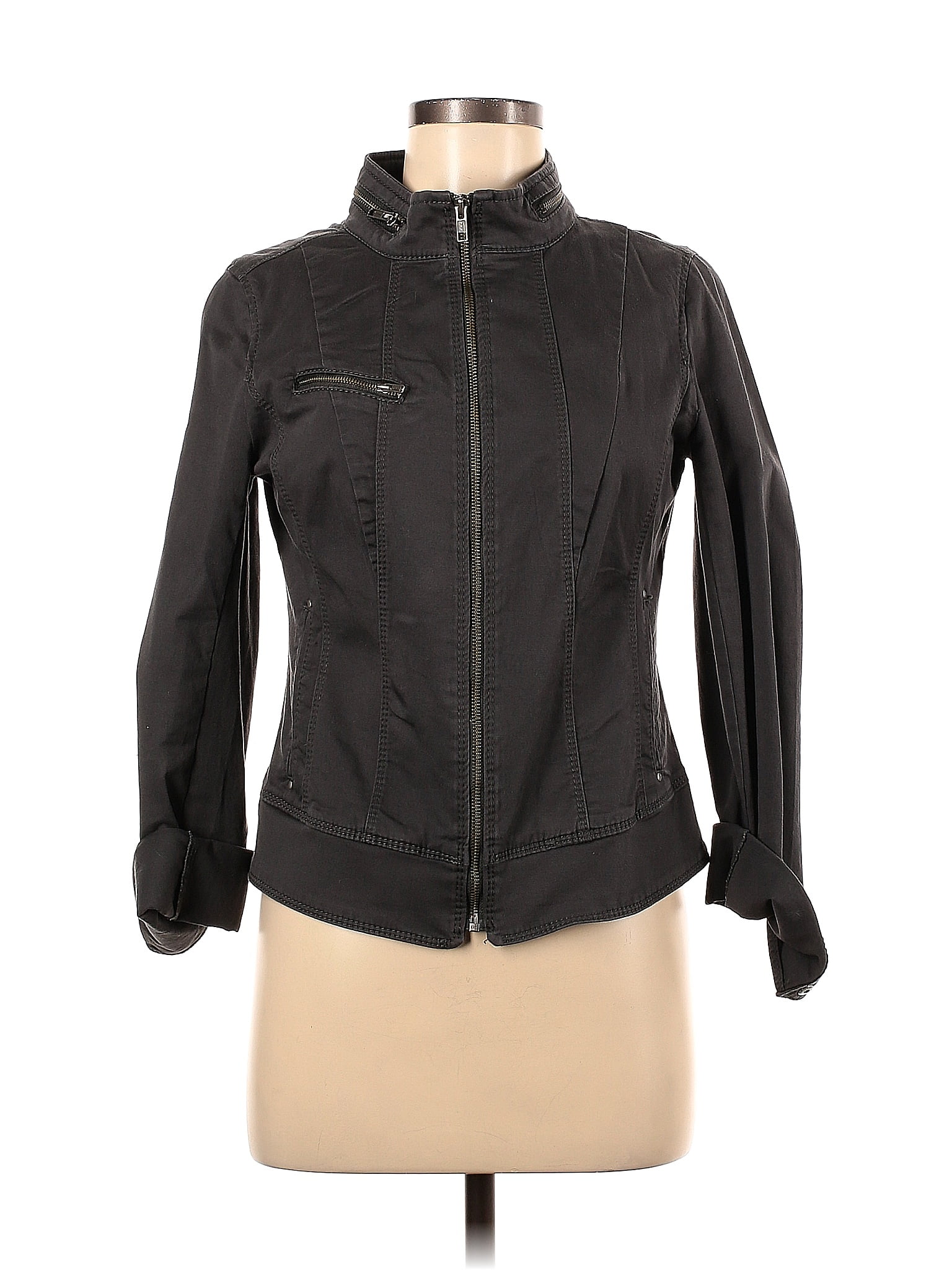 Express Solid Black Jacket Size S - 74% off | ThredUp