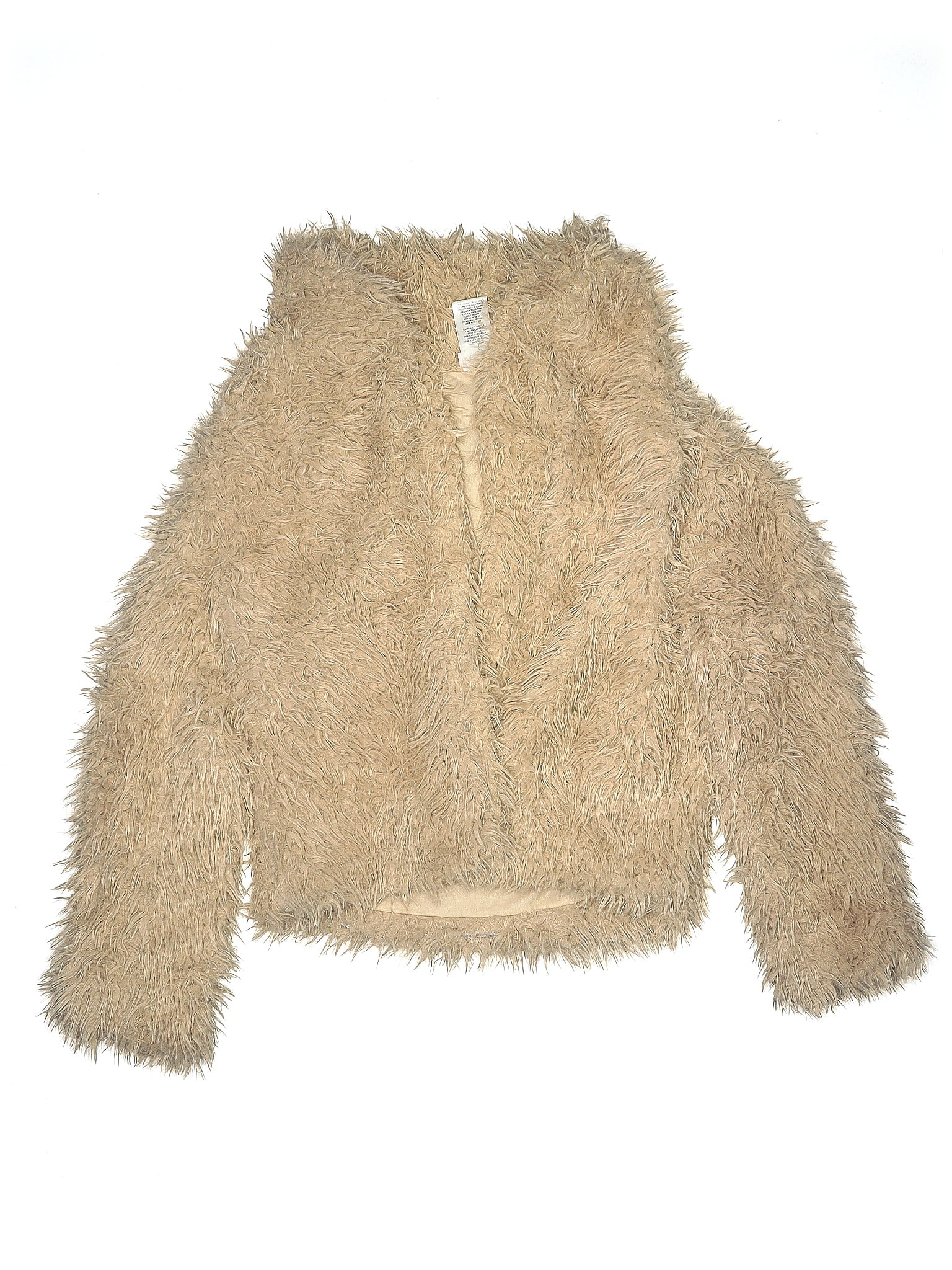 Little Lass 100% Polyester Solid Tan Gold Jacket Size S (Youth) - 51% ...