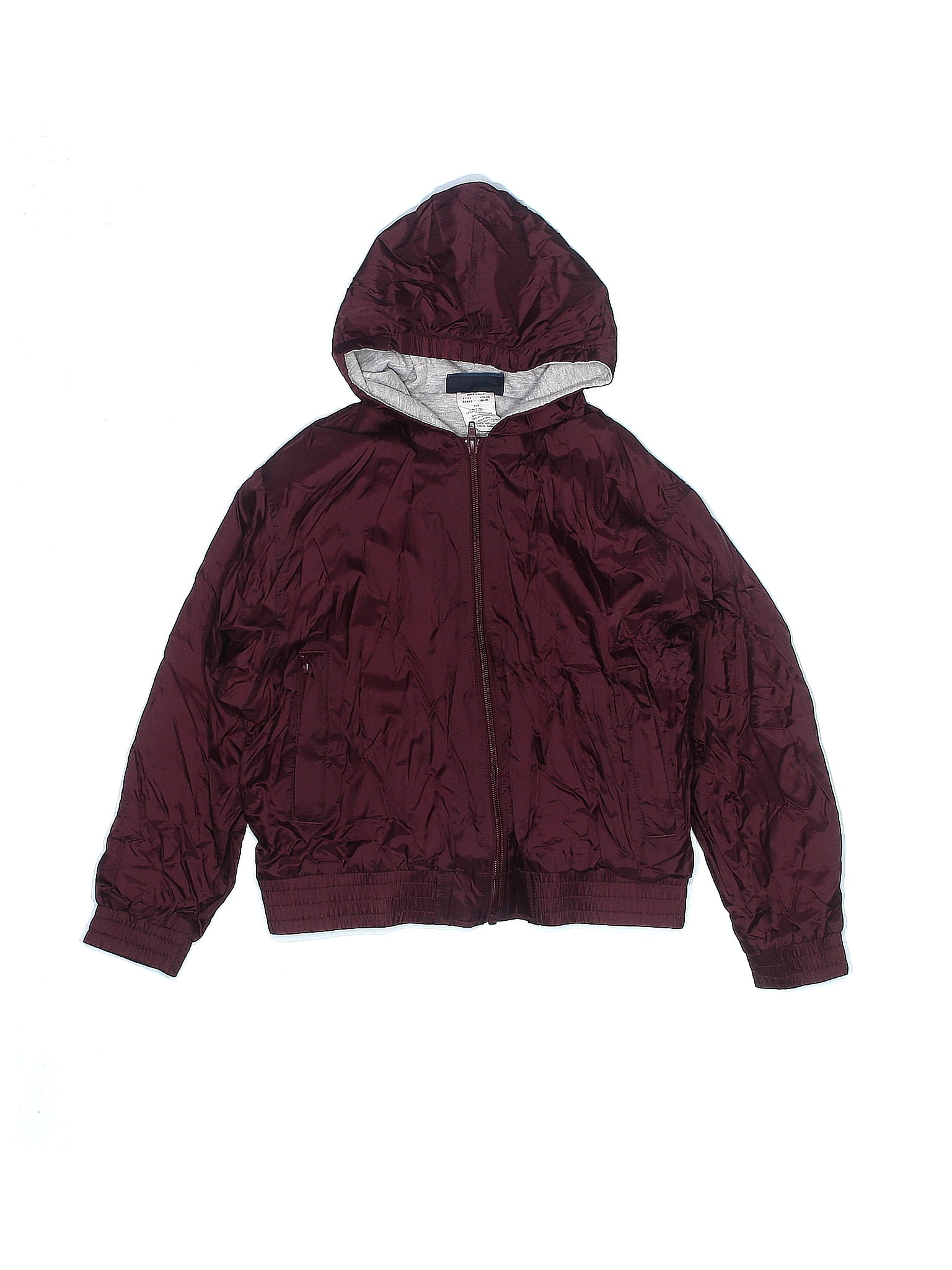 Classroom School Uniforms 100% Nylon Solid Maroon Burgundy Windbreakers ...