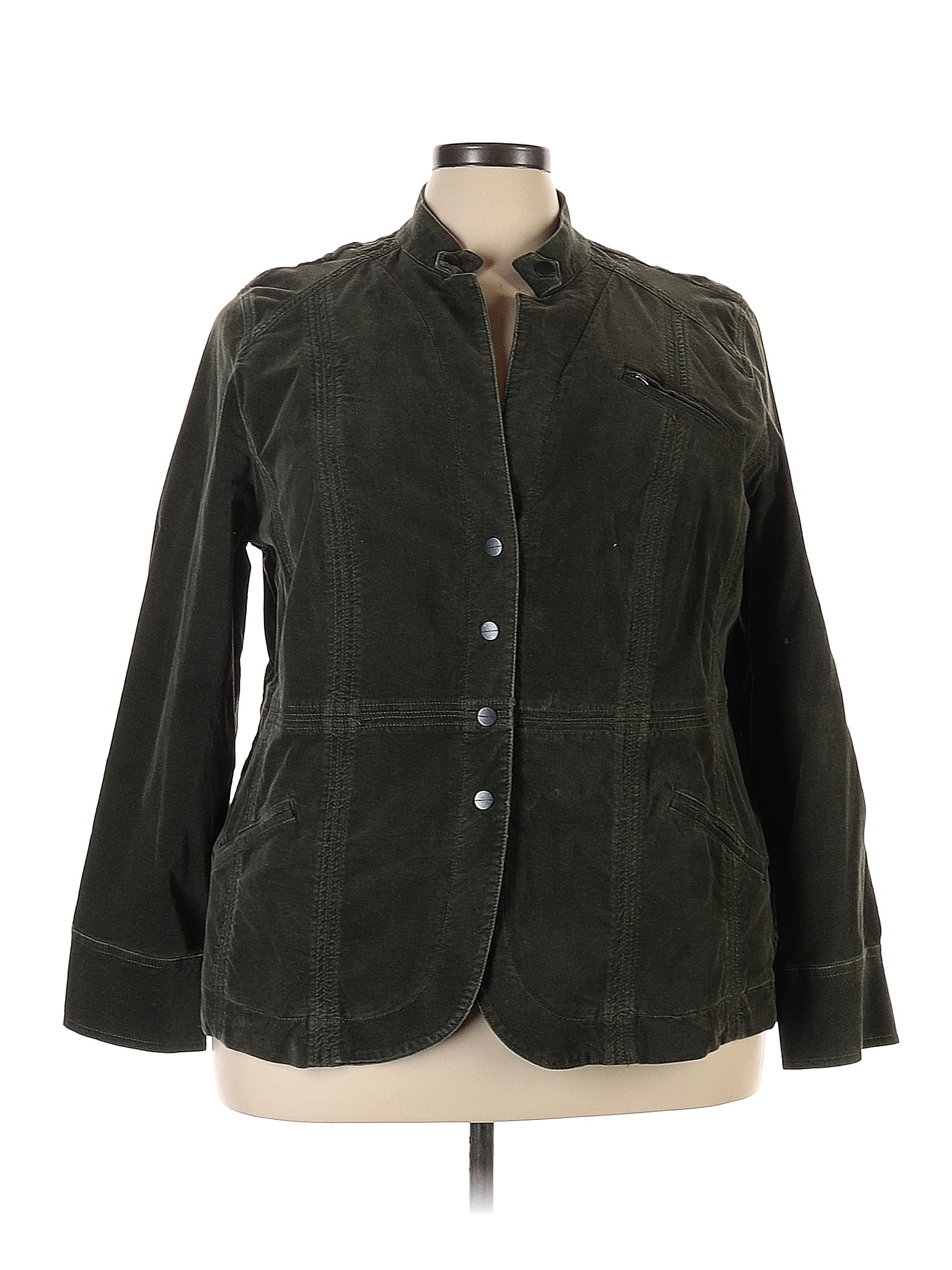 Coldwater Creek Green Jacket Size 24 (Plus) - 66% off | thredUP