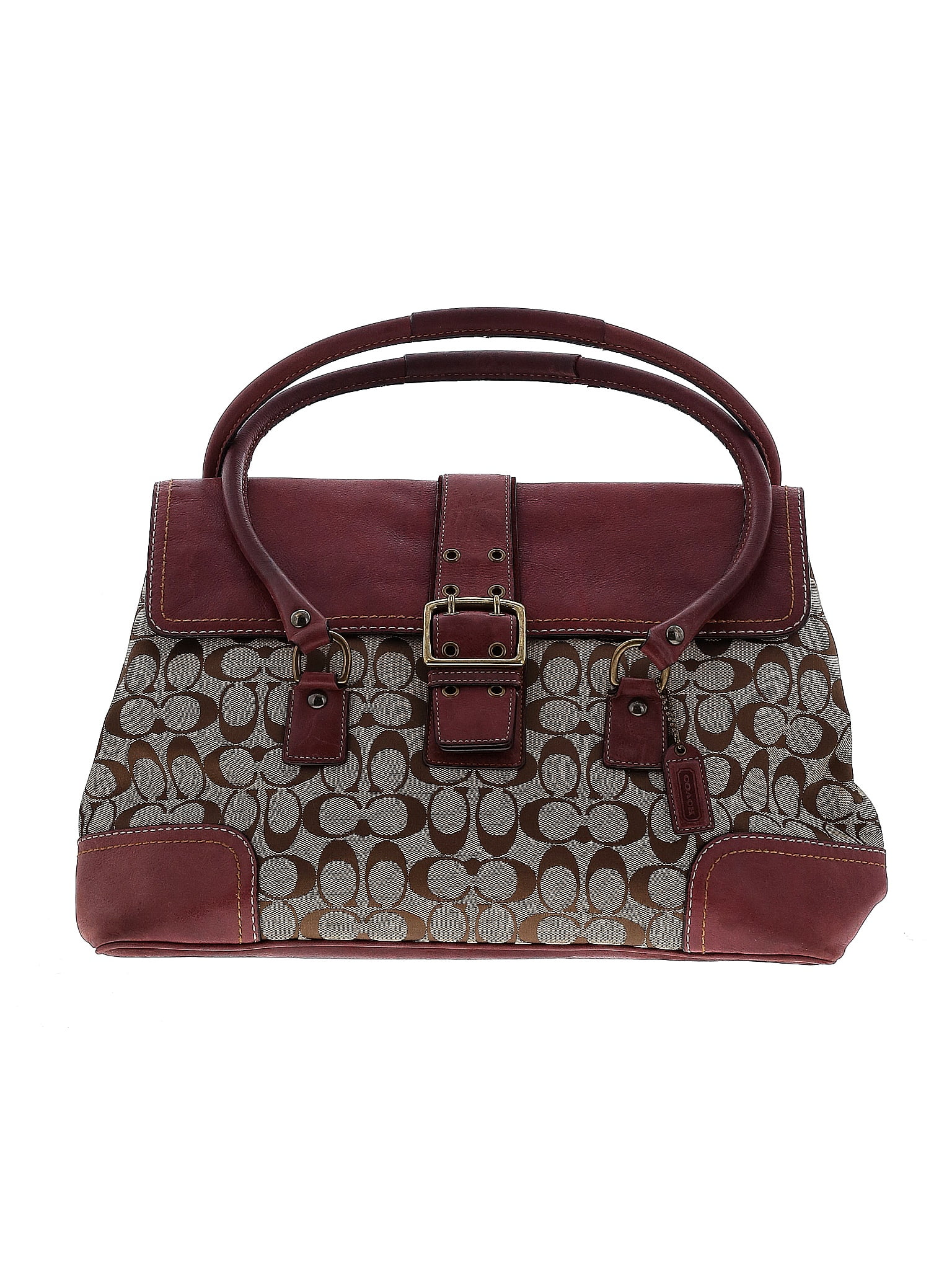 Coach Burgundy Shoulder Bag One Size - 75% off | thredUP