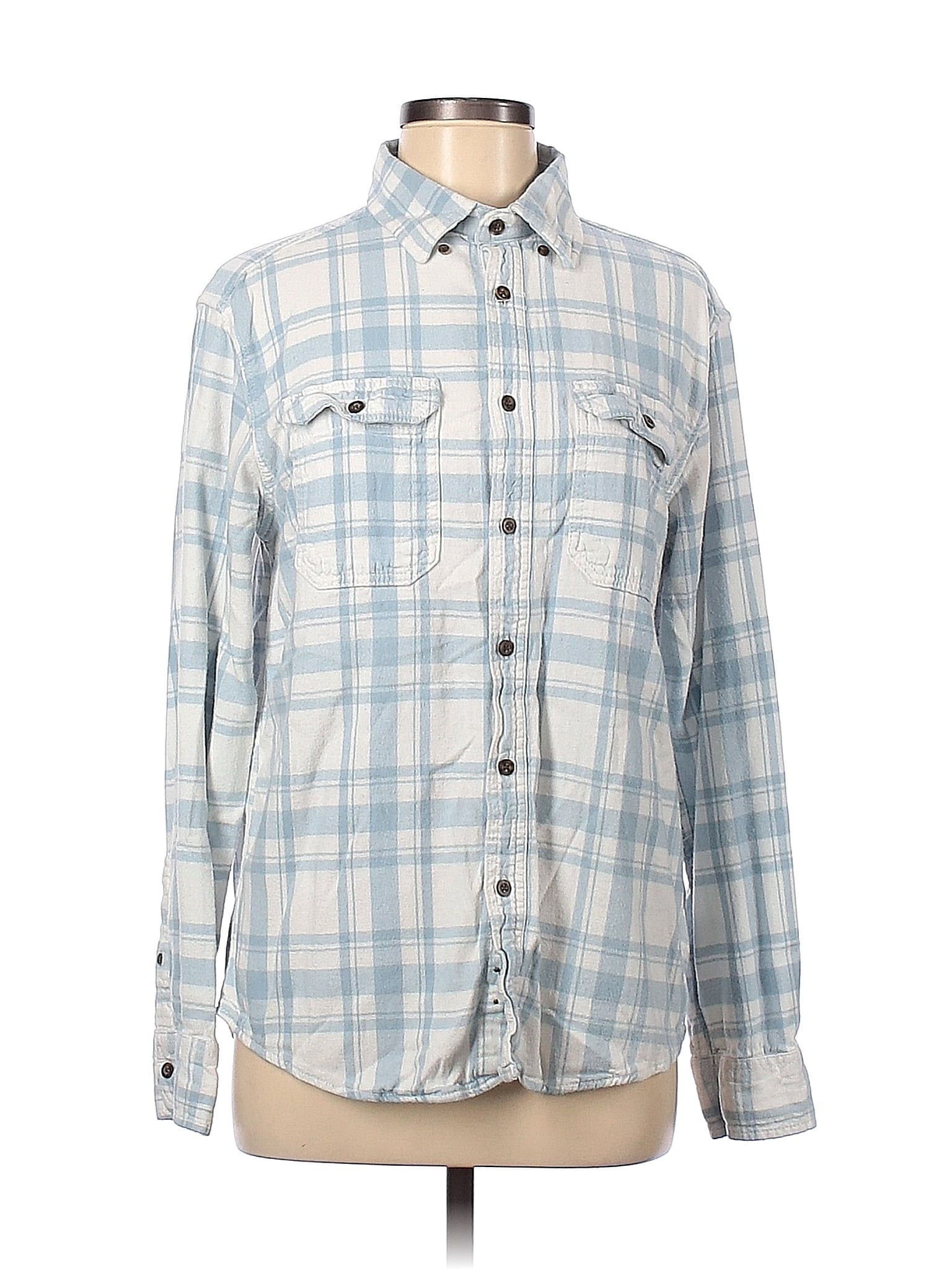 George Blue Long Sleeve Button-Down Shirt Size M - 36% off | thredUP