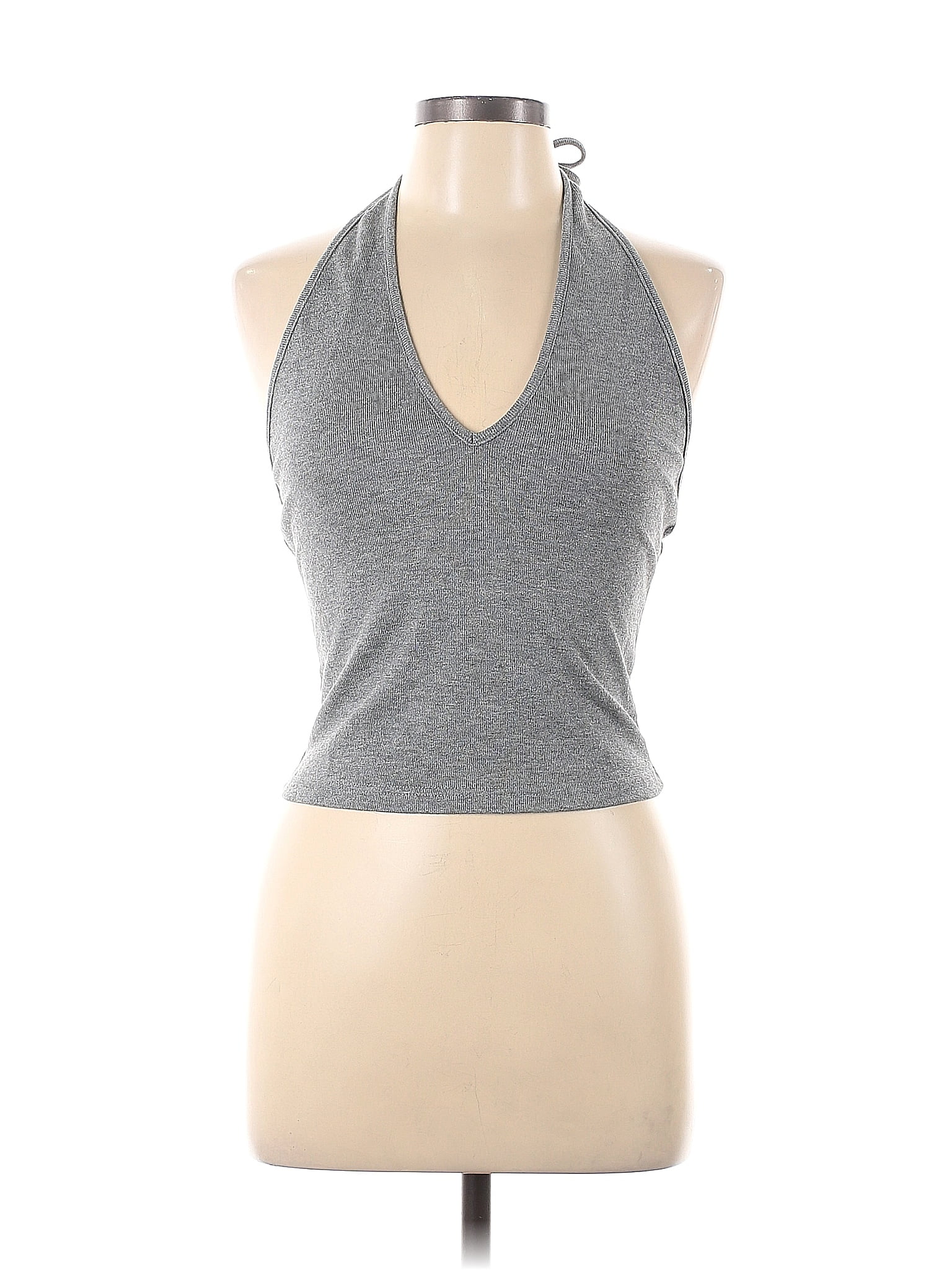 Lioness Gray Halter Top Size L - 63% off | thredUP