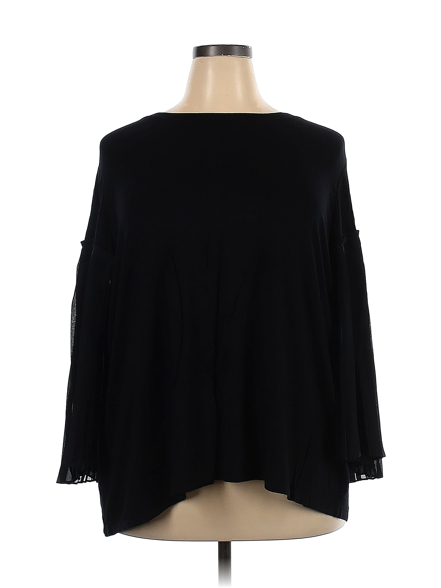 Lane Bryant Black Long Sleeve Top Size 26 - 28 Plus (Plus) - 61% off ...