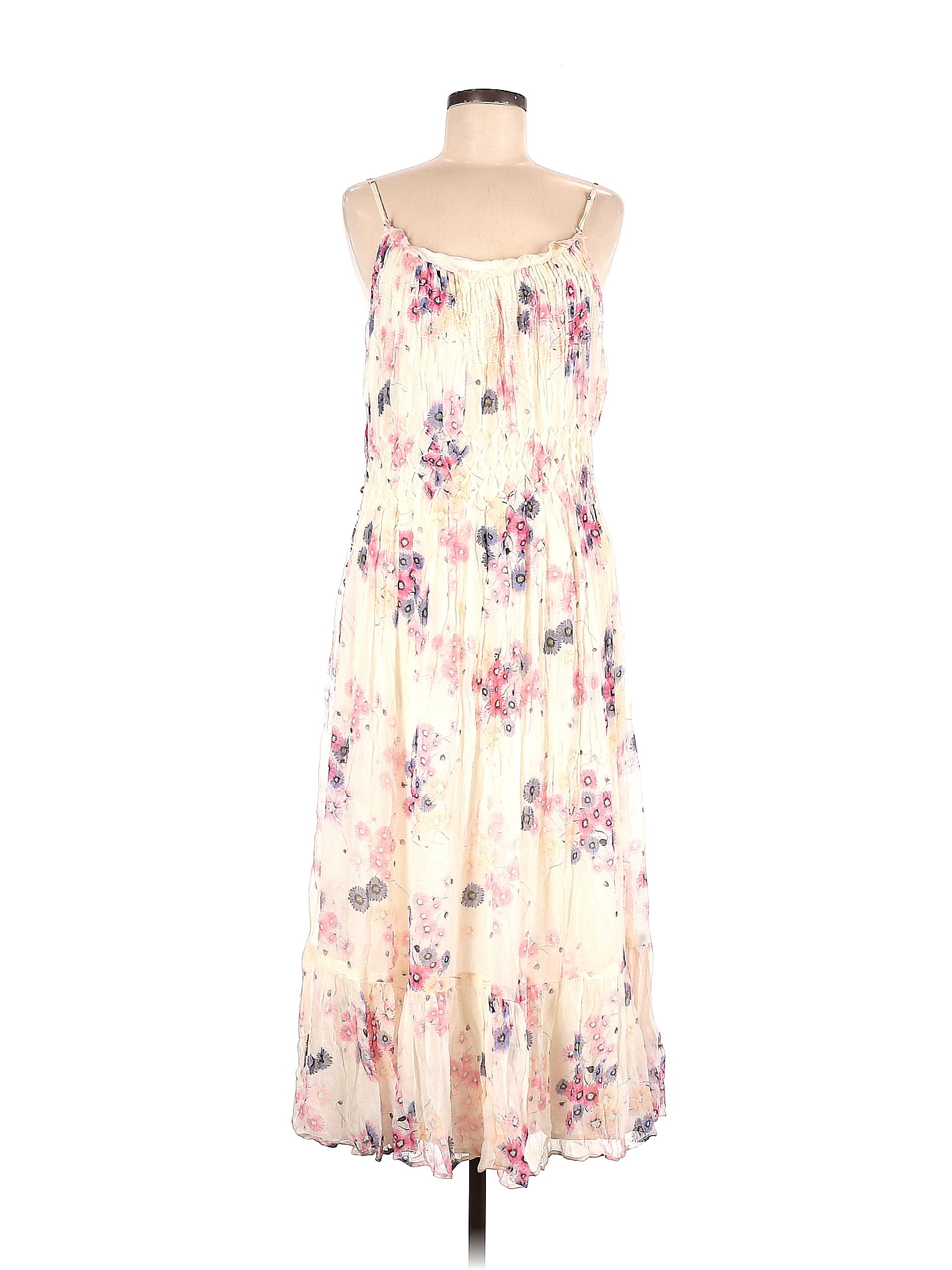 Love Sam 100% Viscose Ivory Casual Dress Size M - 81% off | thredUP