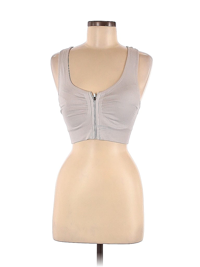 90 Degree by Reflex 100% Cotton Silver Sports Bra Size M - 66% off ...