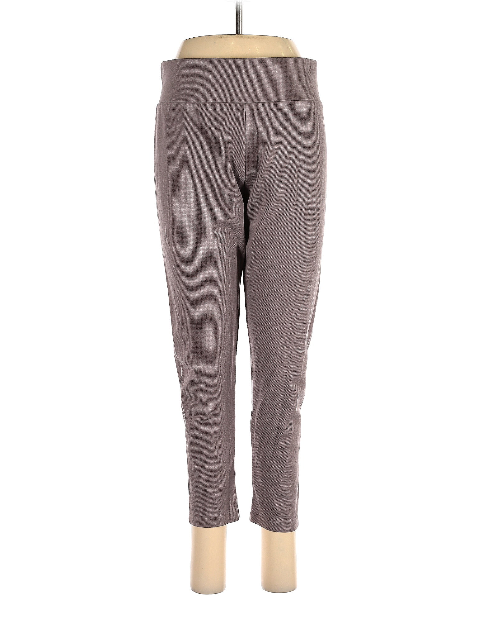 LOGO by Lori Goldstein Gray Dress Pants Size M - 75% off | thredUP