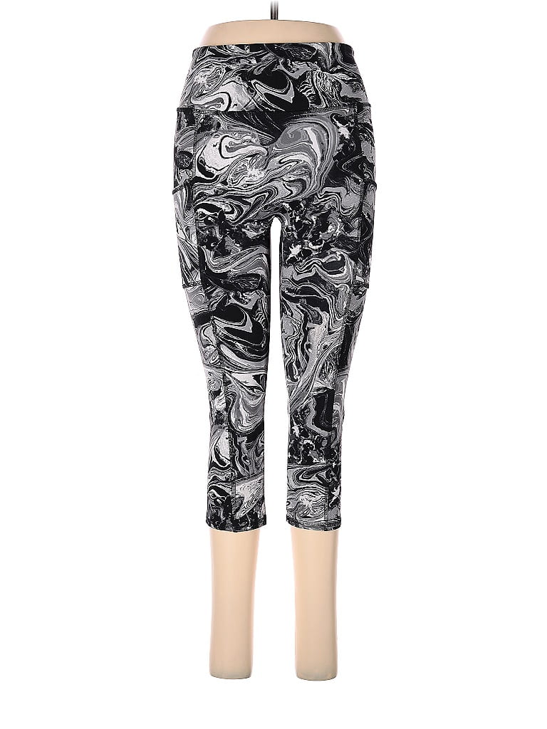 Zuda Graphic Silver Black Active Pants Size M (Petite) - 81% off | ThredUp