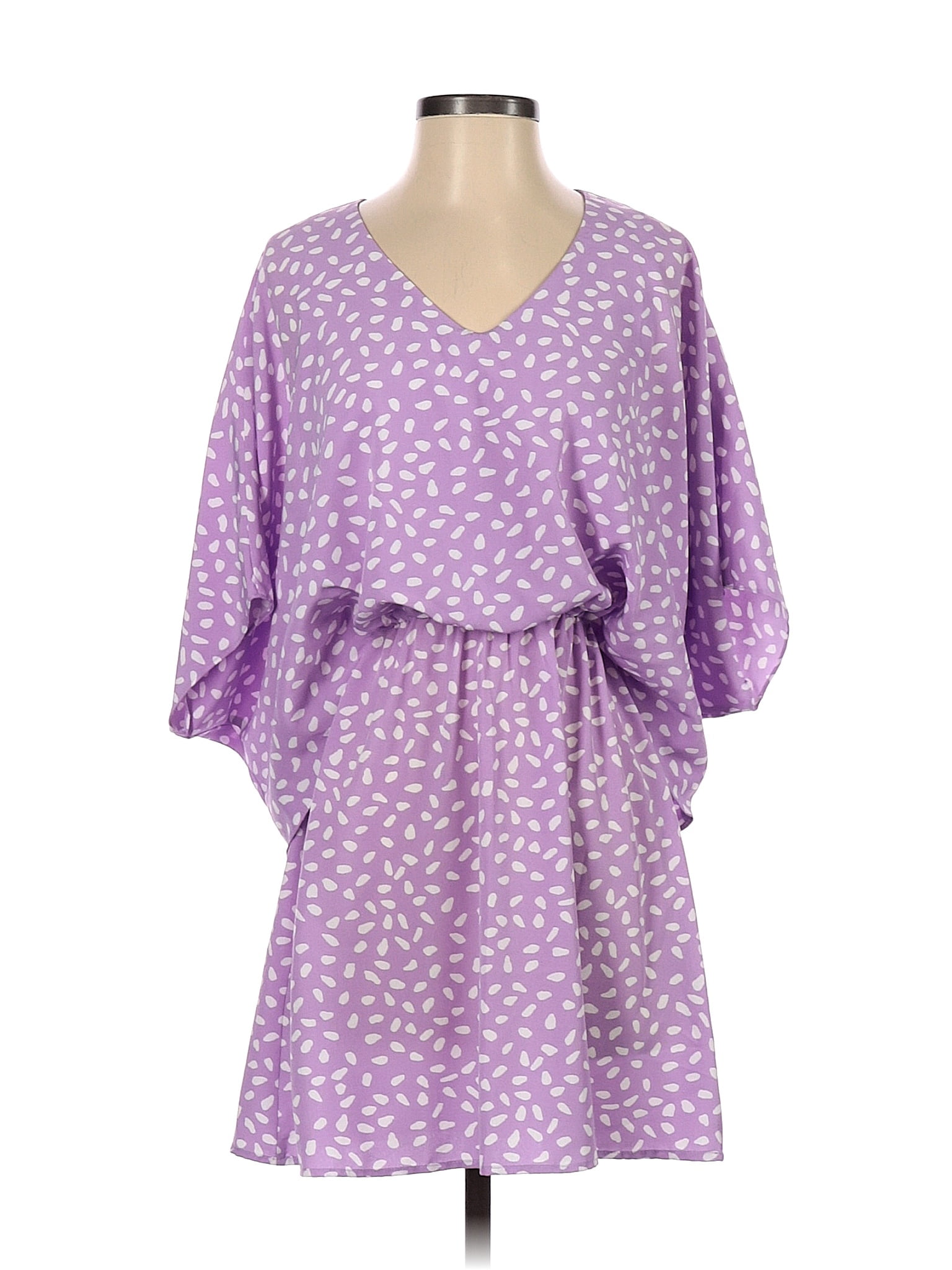 Main Strip Lavender Purple Casual Dress Size S 58 Off Thredup