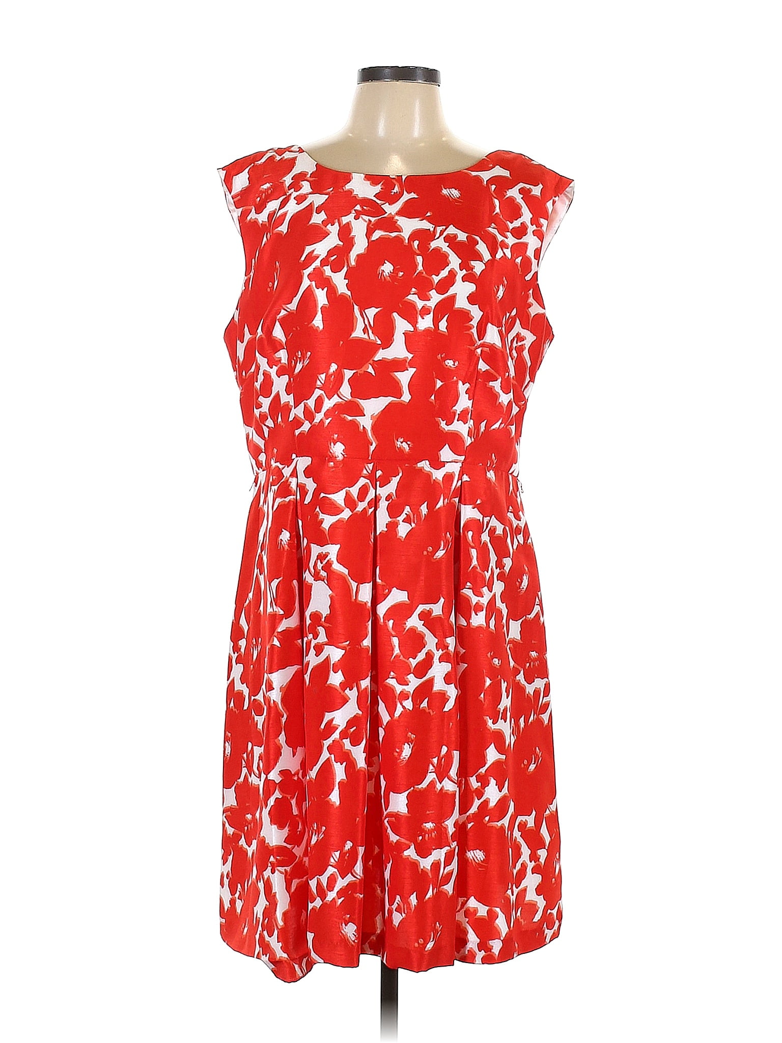 Danny And Nicole 100% Polyester Red Casual Dress Size 16 - 65% off ...