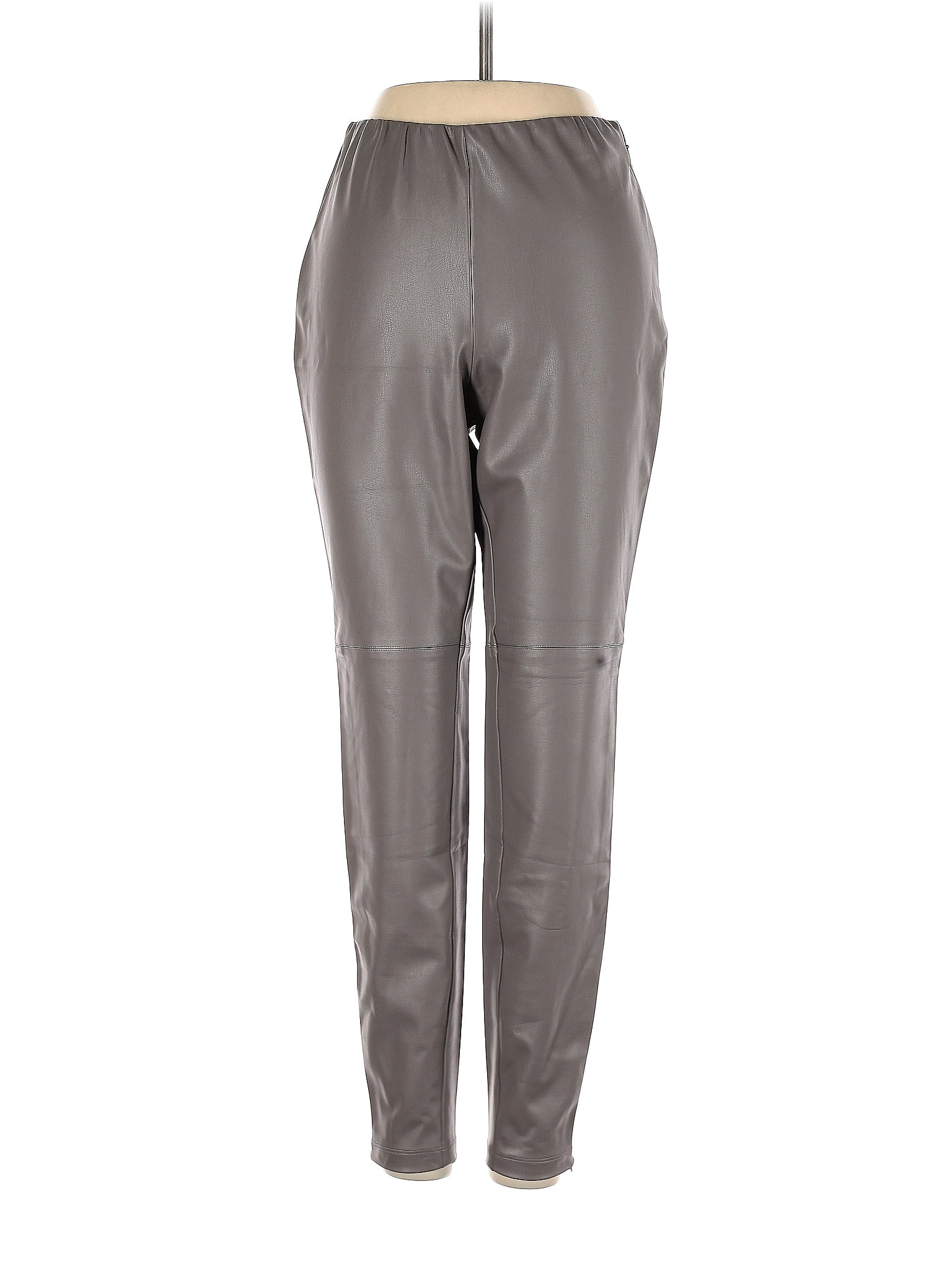 Lisa Rinna Gray Faux Leather Pants Size 0 - 71% off | thredUP