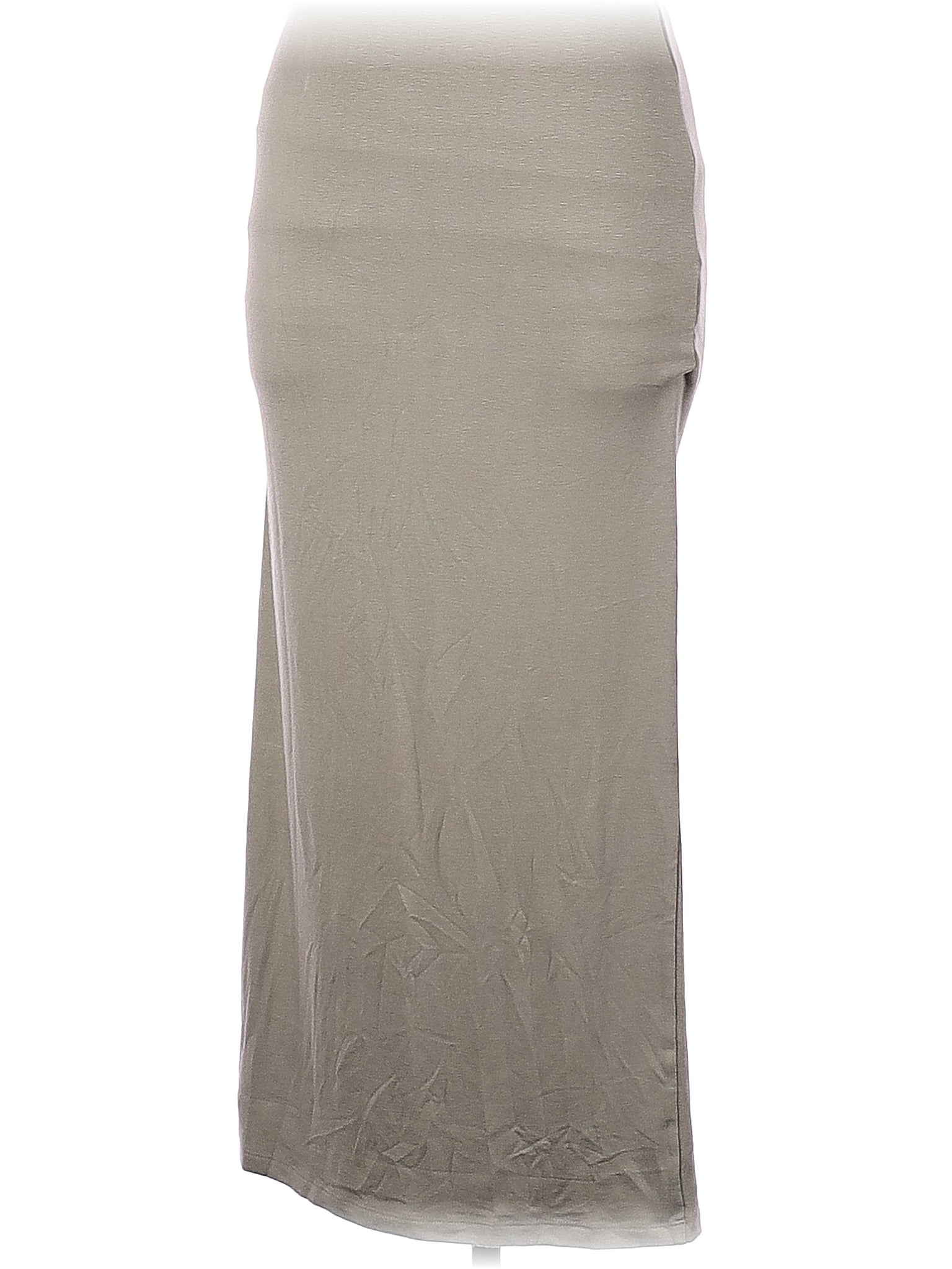 Modern Citizen Solid Gray Casual Skirt Size M 71 Off Thredup