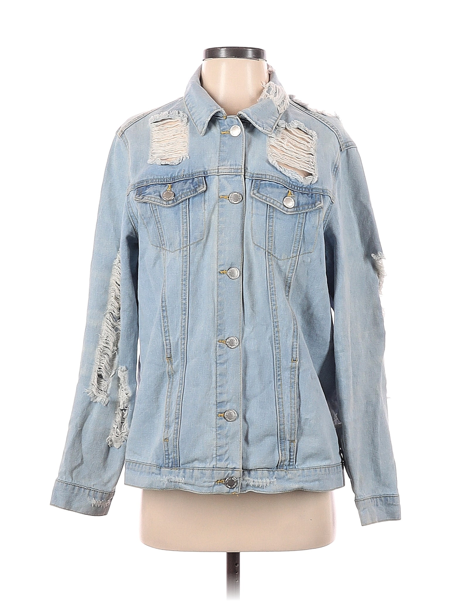 Assorted Brands 100% Cotton Blue Denim Jacket Size Sm - Med - 53% off ...