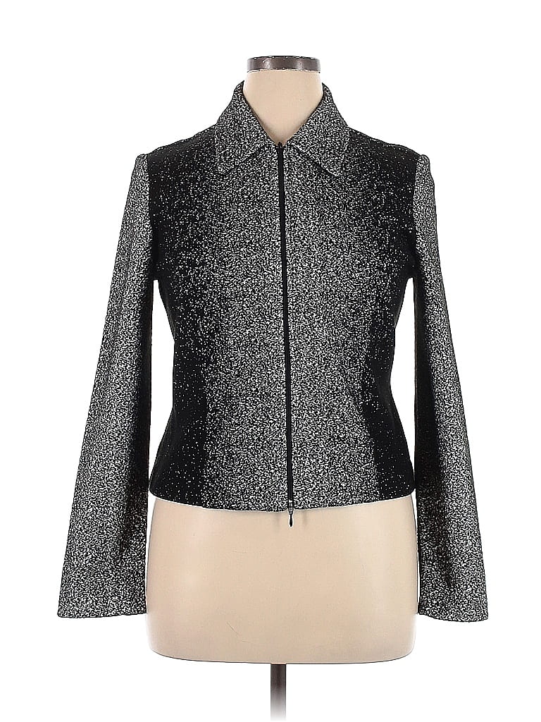 Joseph Ribkoff Silver Jacket Size 14 - 78% off | thredUP