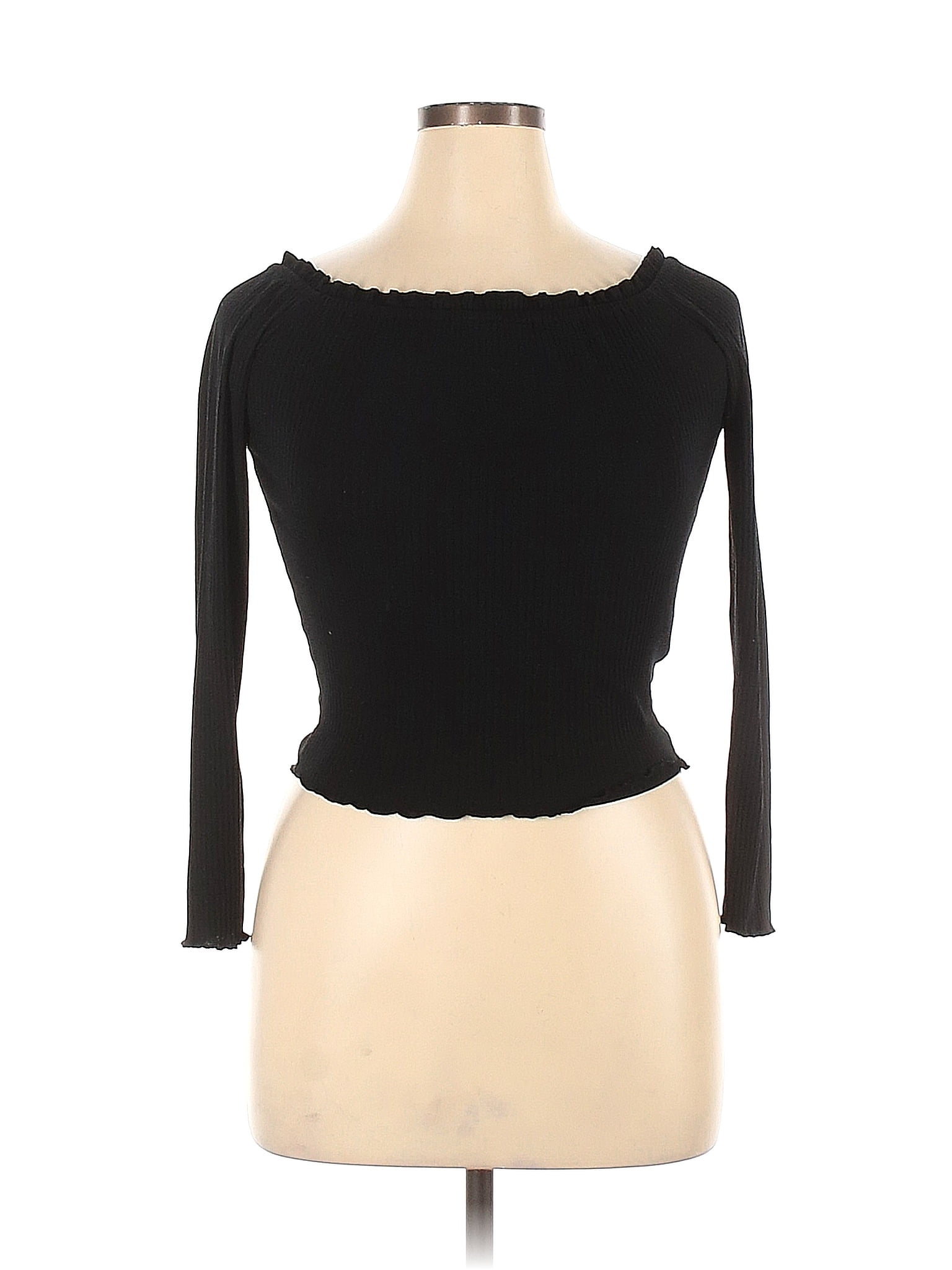 Primark Black Long Sleeve Top Size 46 (EU) - 62% off | thredUP