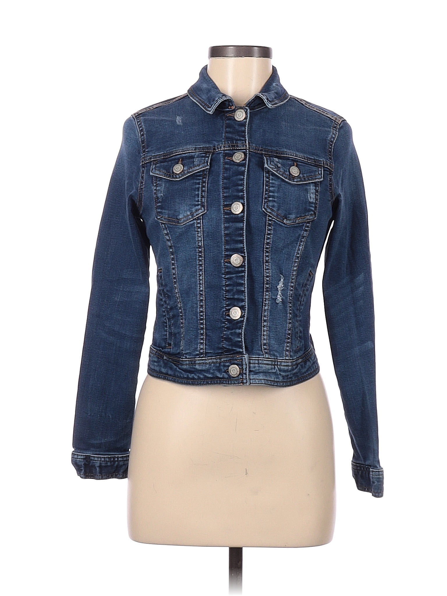 Aeropostale Blue Denim Jacket Size M 62 Off Thredup